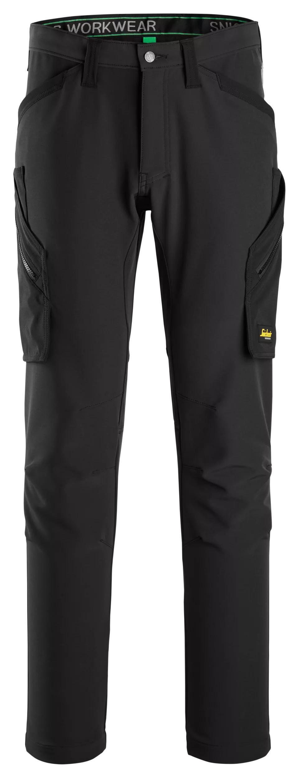 Pantalón Trabajo Unisex SNICKERS FlexiWork Negro - Talla 48 Estándar ...