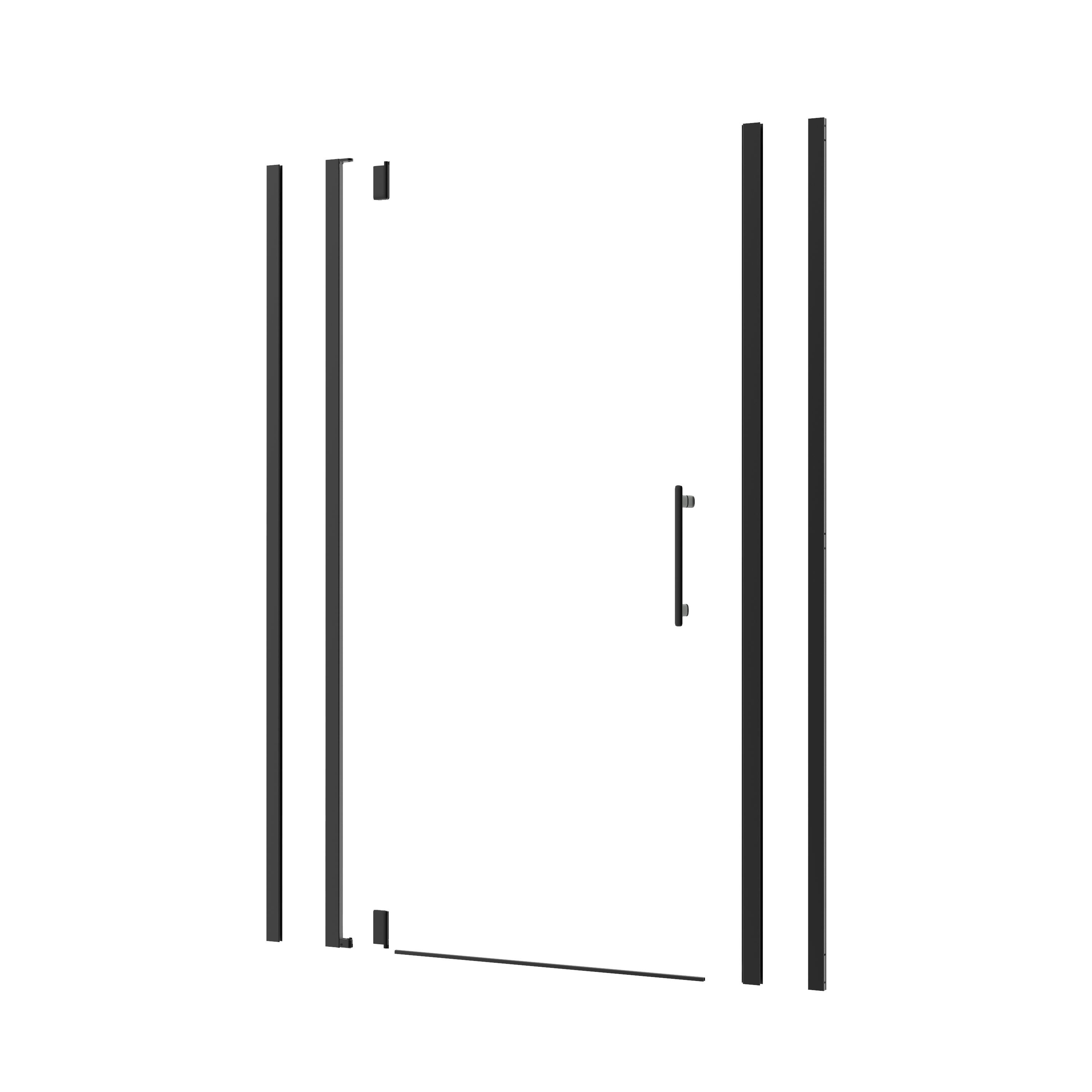 Kit perfiles para mampara giratoria negro Remix2 100x195 cm | Leroy Merlin