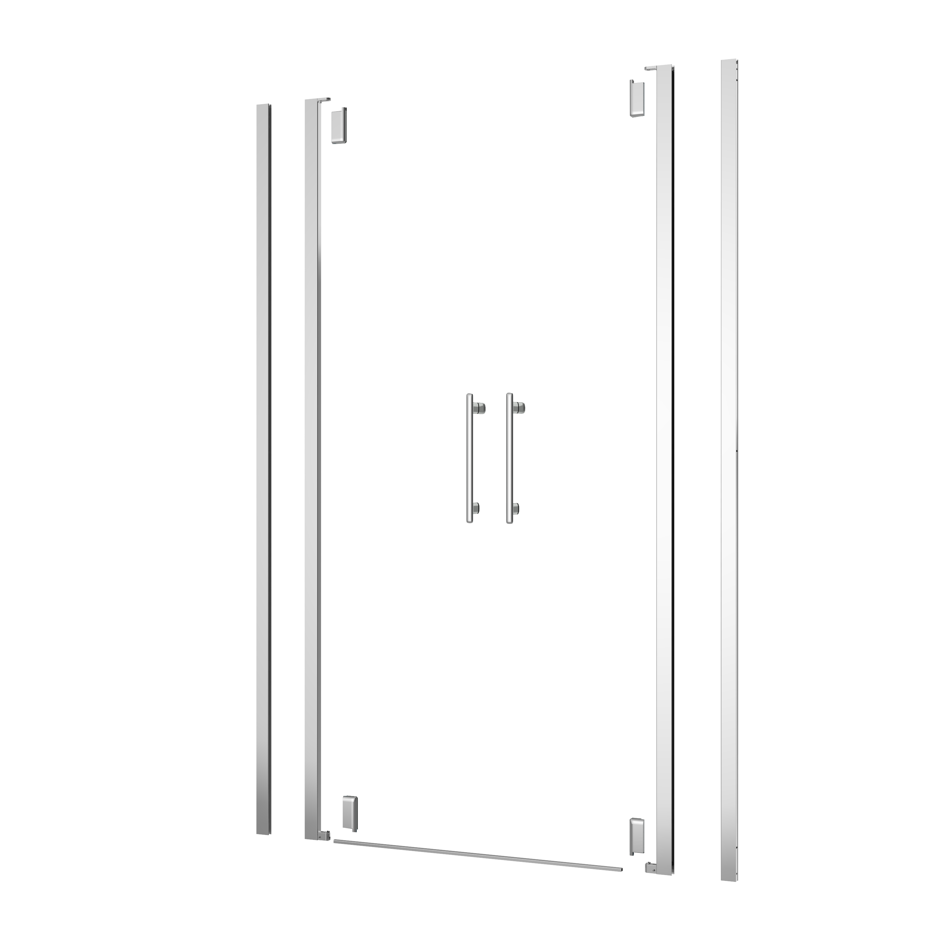 Kit perfiles para mampara batiente plata Remix2 100x195 cm | Leroy Merlin