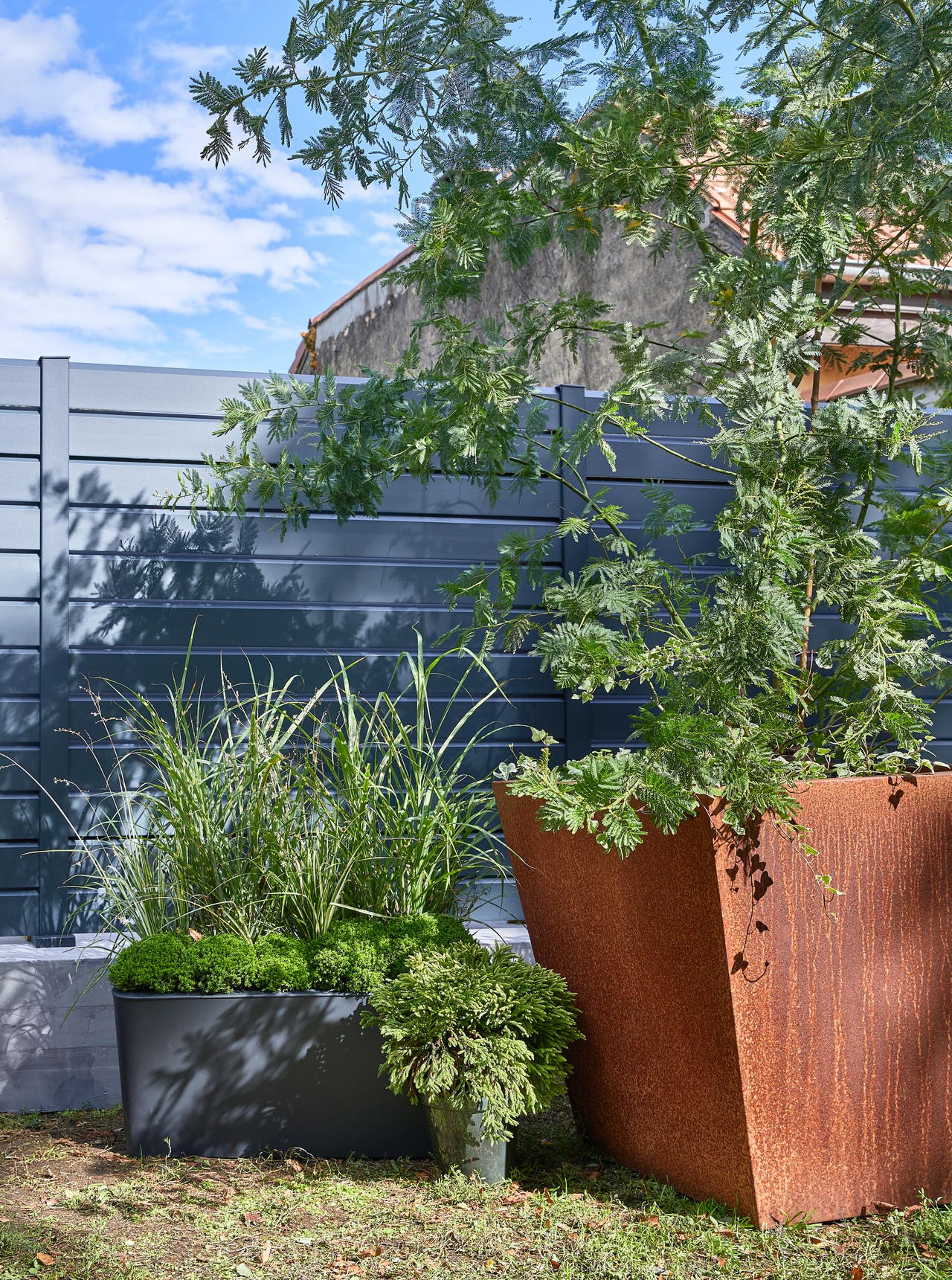 Une palissade moderne pour un jardin structuré et design. | Leroy Merlin