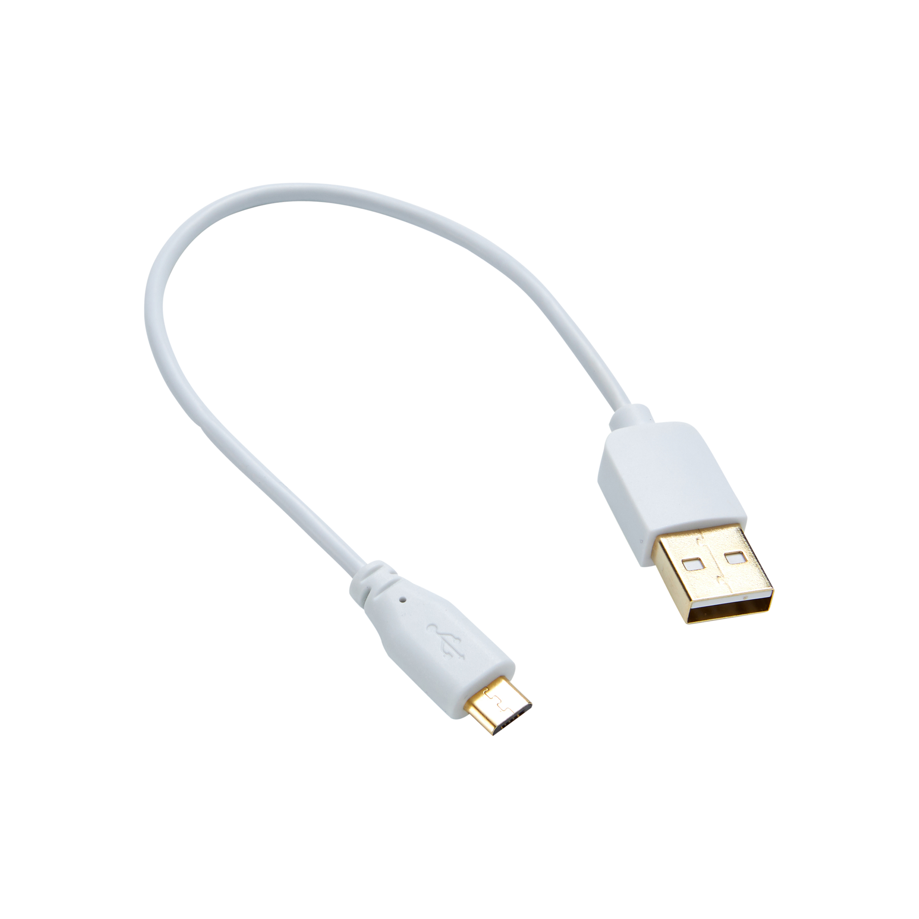 Câble chargeur micro usb, 0.2 m blanc EVOLOGY | Leroy Merlin