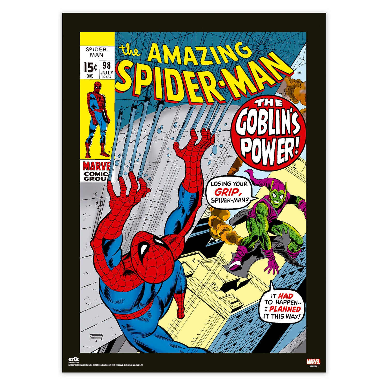 Set de 2 miniposters Marvel Spiderman 52 x 38 cm | Leroy Merlin