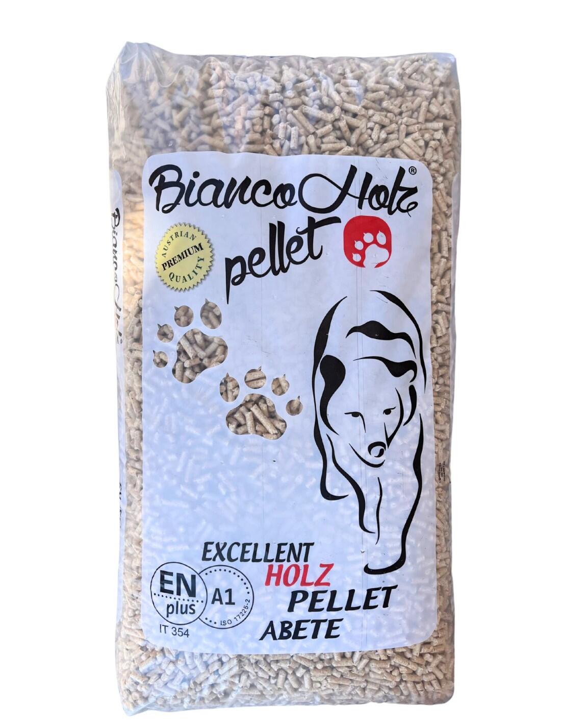 Pellet BIANCO HOLZ in abete ENplus A1 15 kg | Leroy Merlin