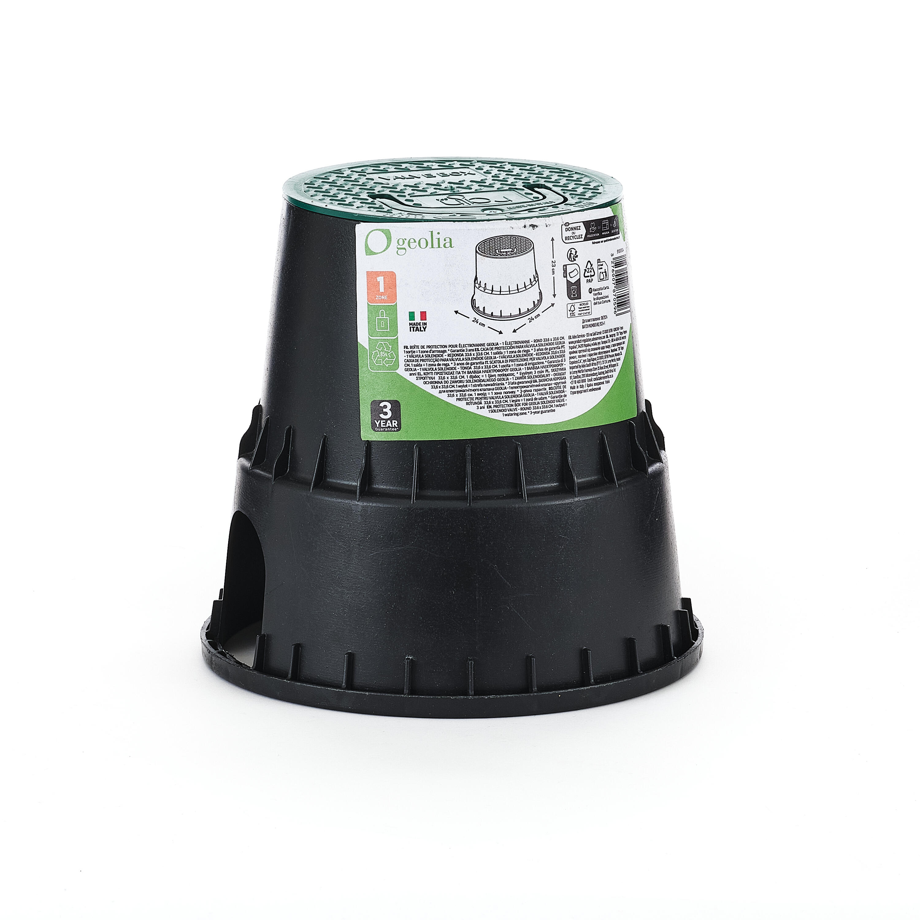 Arqueta de riego circular 1 válvula GEOLIA | Leroy Merlin