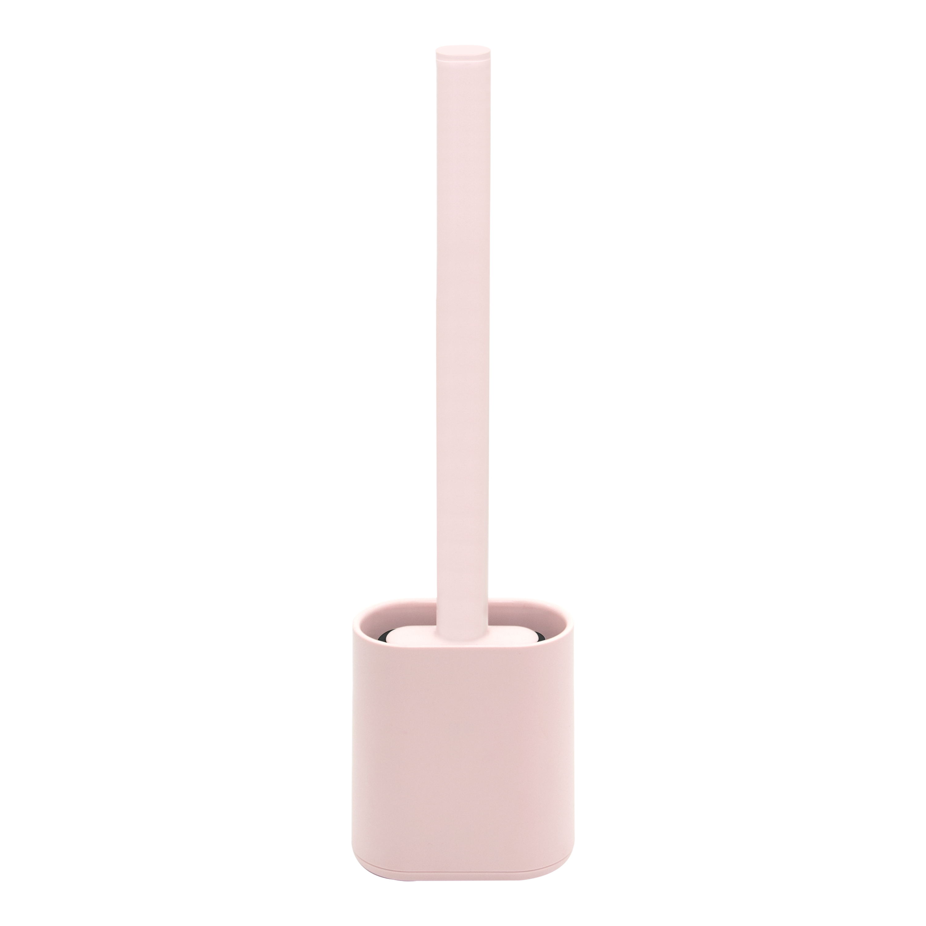 Pot avec brosse WC intégrée rose Easy SENSEA | Leroy Merlin