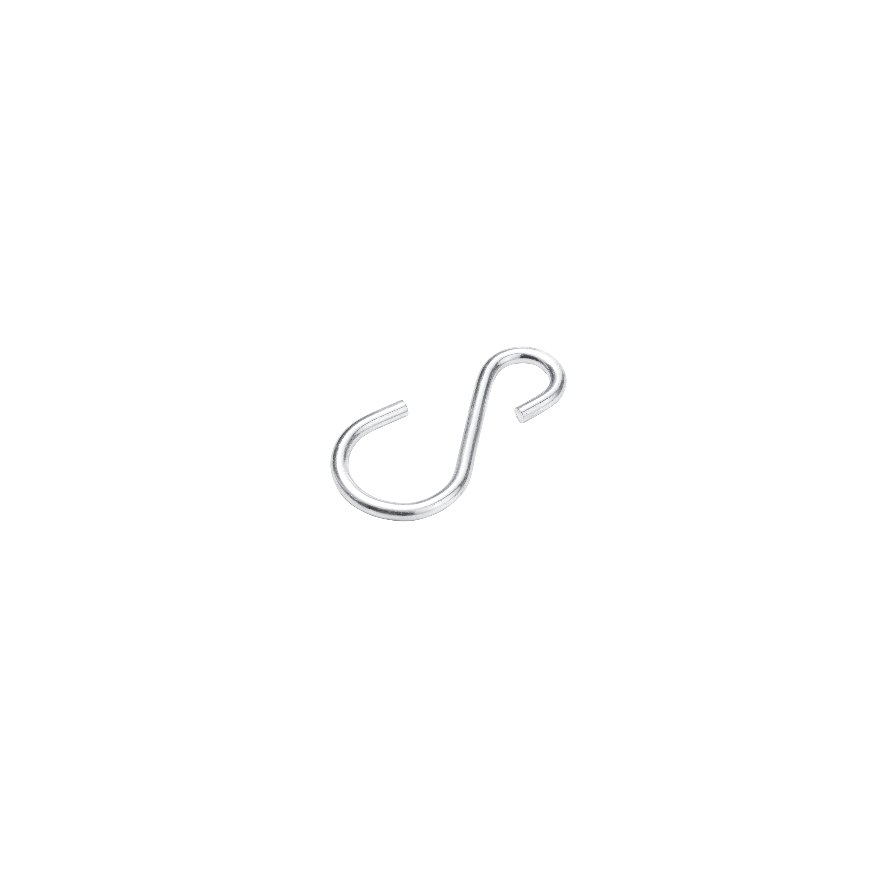 Crochet en s ouvert acier zingué, STANDERS, 35 kg, L.80 x l.28 x Ep.5 ...