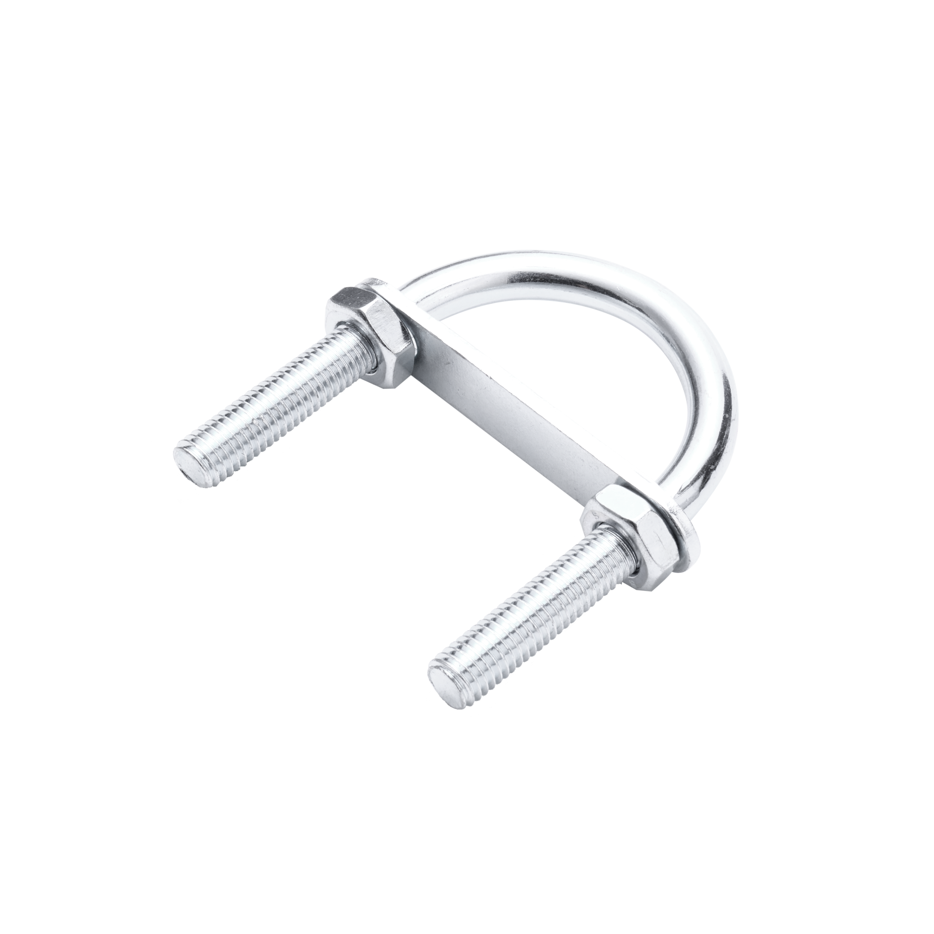 Bride ronde acier zingué, STANDERS, l.70 x L.83mm pour tube 50mm ...