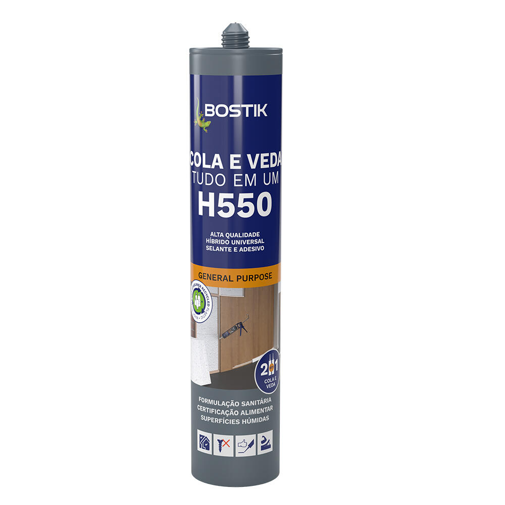 COLA E VEDA HÍBRIDO SEAL N BOND H550 BOSTIK 290ML BRANCO | Obramat