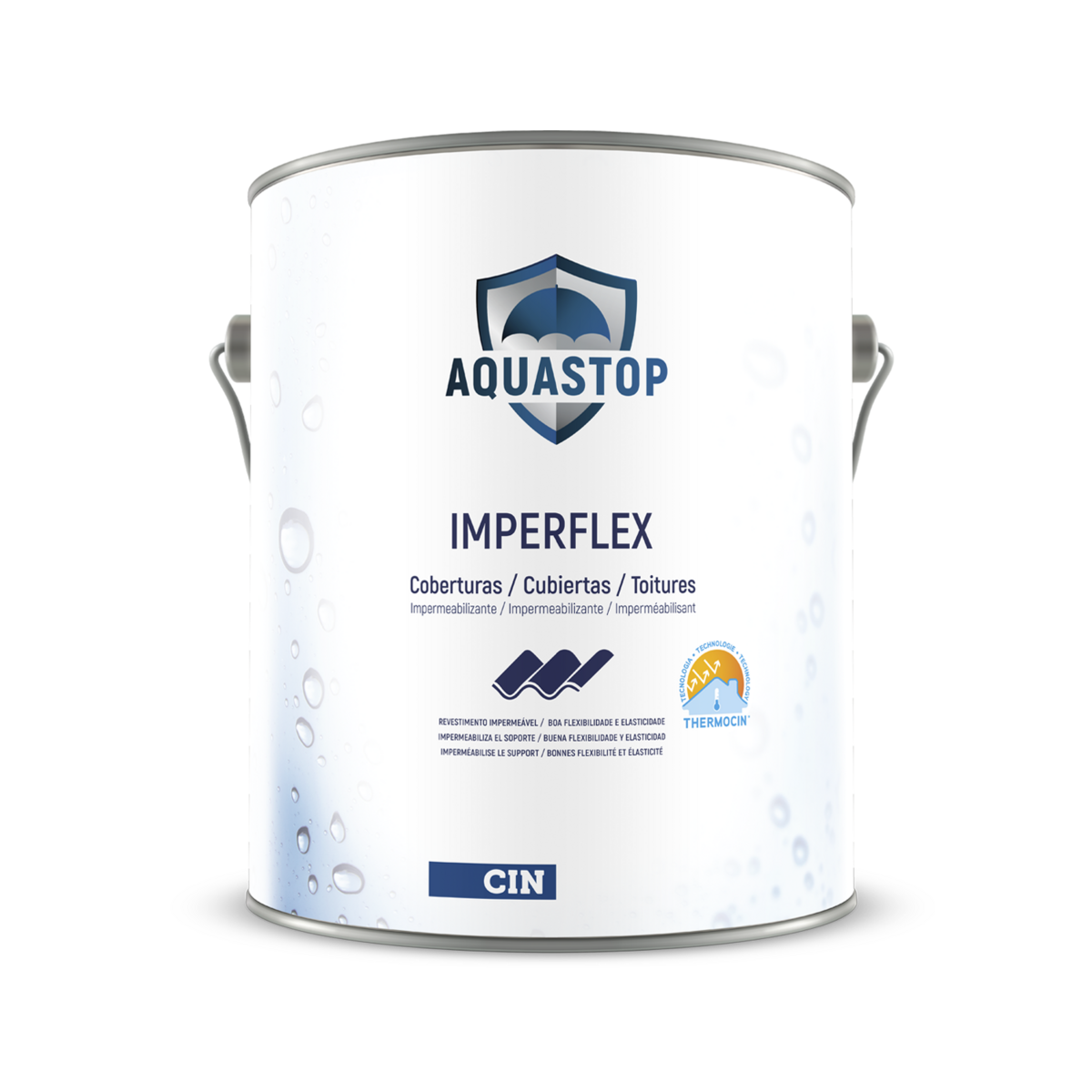 IMPERMEABILIZANTE AQUASTOP IMPERFLEX COBERTURAS CIN 5L BRANCO | Obramat