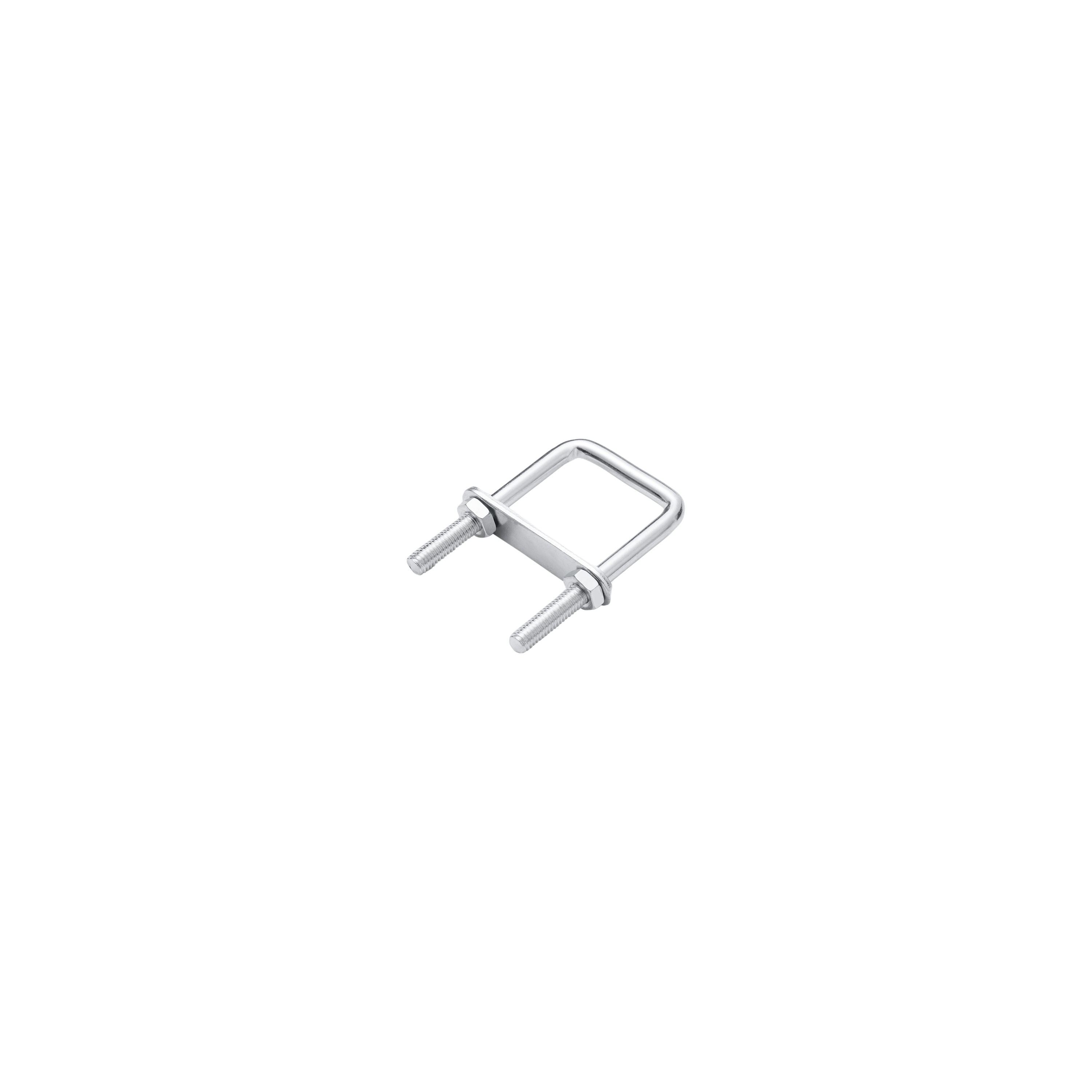 Bride carrée acier zingué, STANDERS, l.42xL.60mm, pour carré 30mm ...