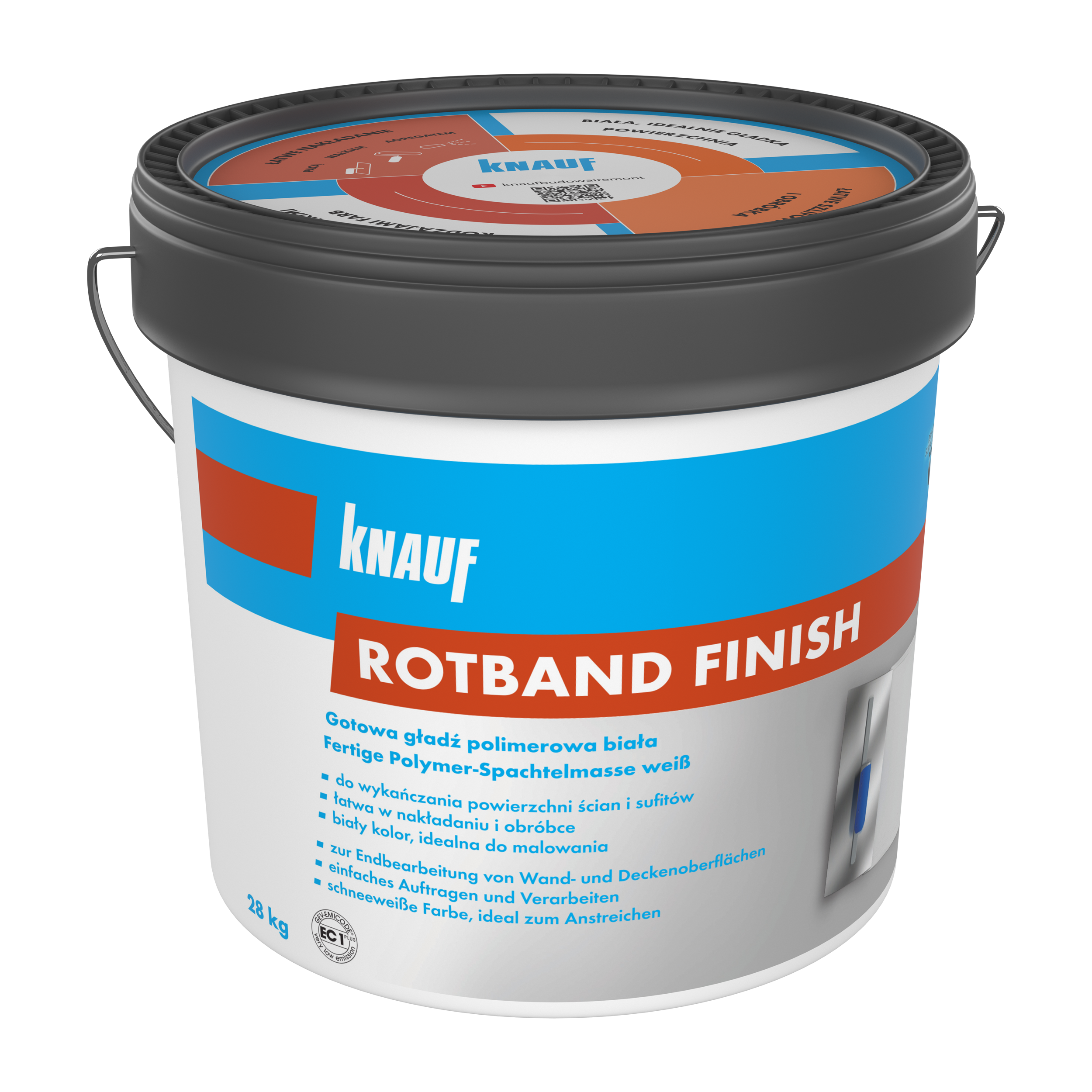 Gotowa gładź biała Rotband Finish 28 kg - Leroy Merlin