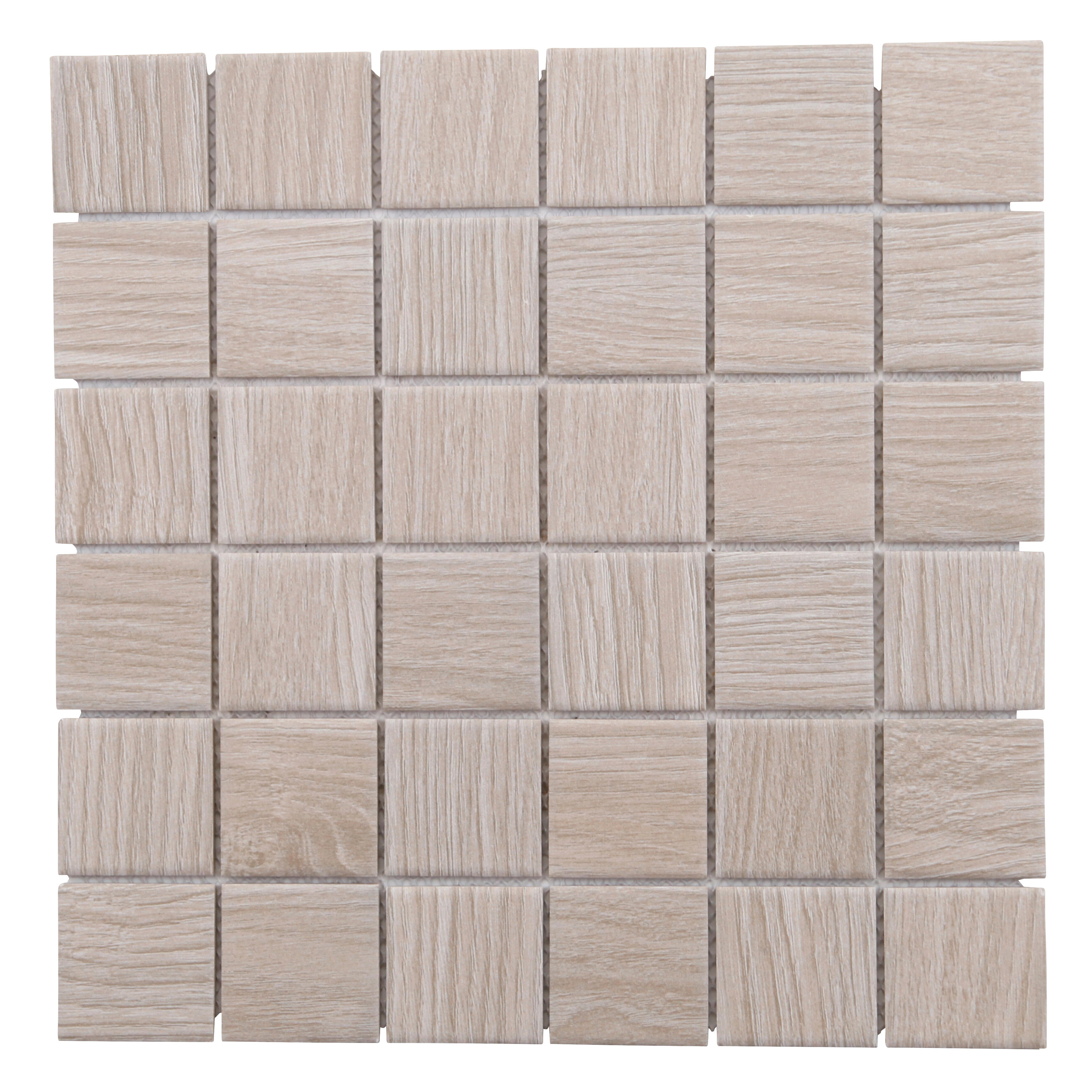 Mosaïque grés cérame émaillé sol mur et douche L.30 x l.30 cm - 9,9m² ...