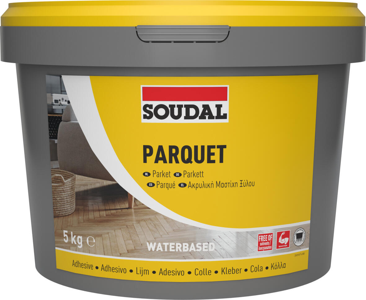 COLA PARQUET AQUOSA SOUDAL 5KG | Obramat