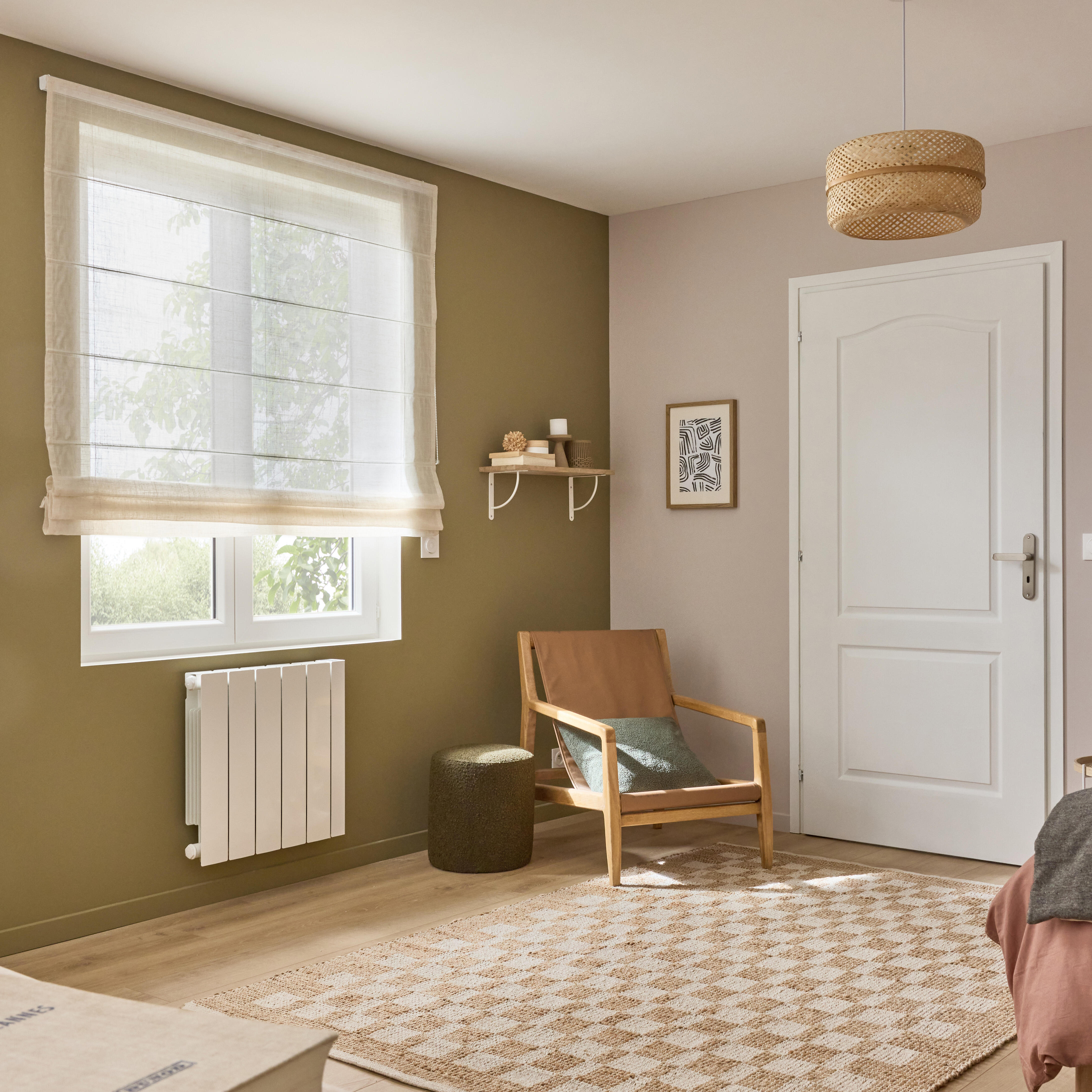 Store bateau Teo polyester, lin beige H.175 x l.165 cm | Leroy Merlin