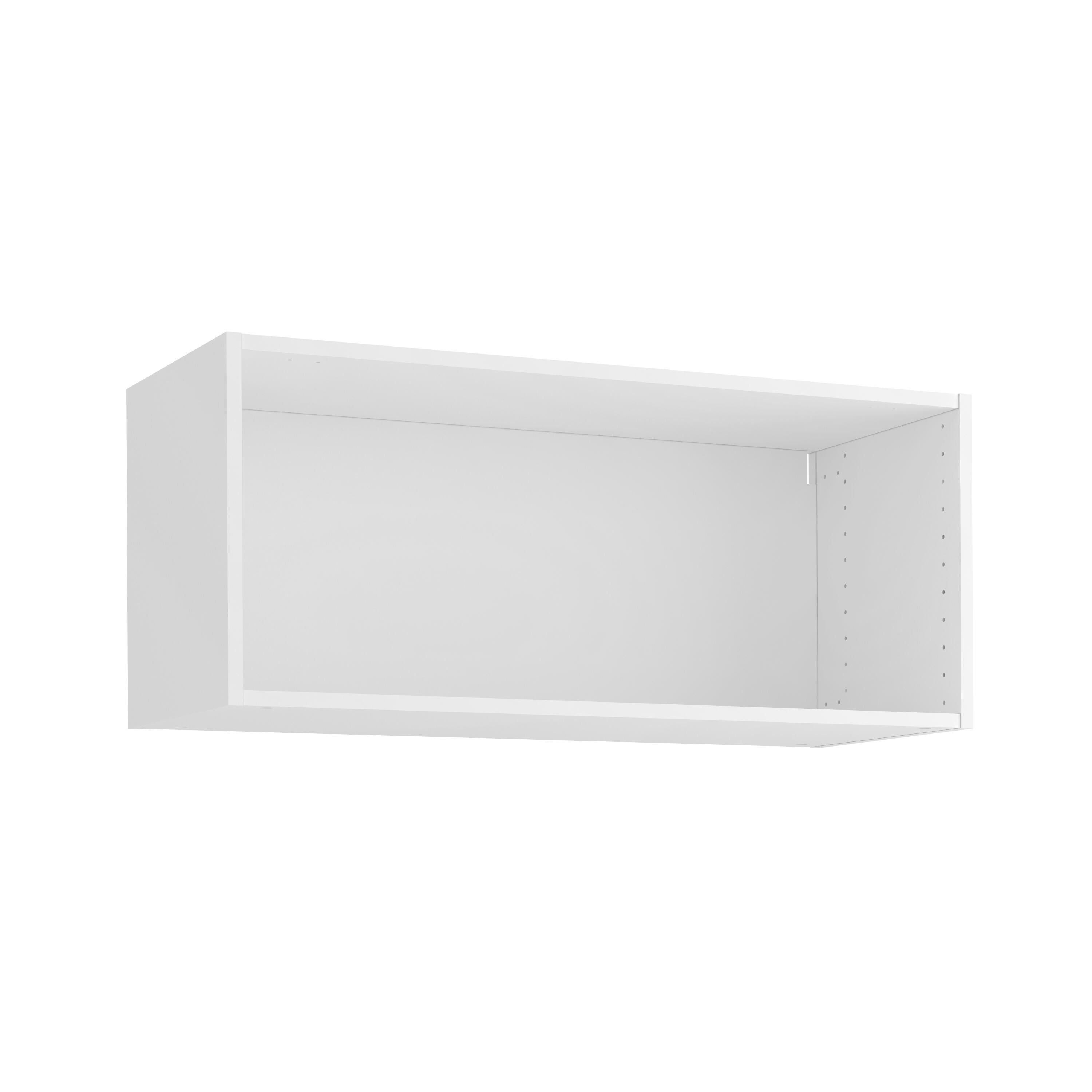 Caisson haut de cuisine DELINIA ID blanc H.38.4 x l.90 x P.35 cm ...