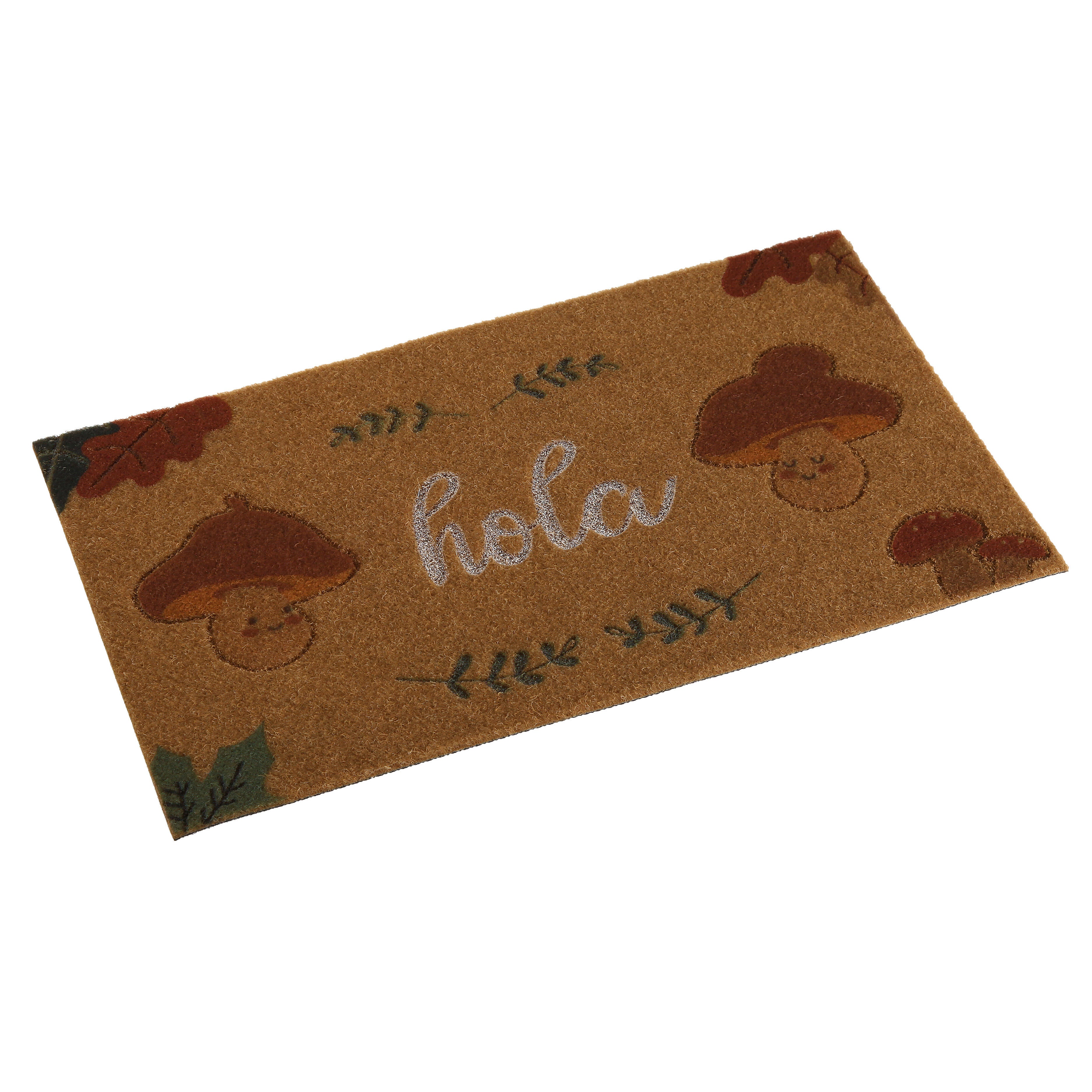 Felpudo coco Setas multicolor 40 x70 cm | Leroy Merlin
