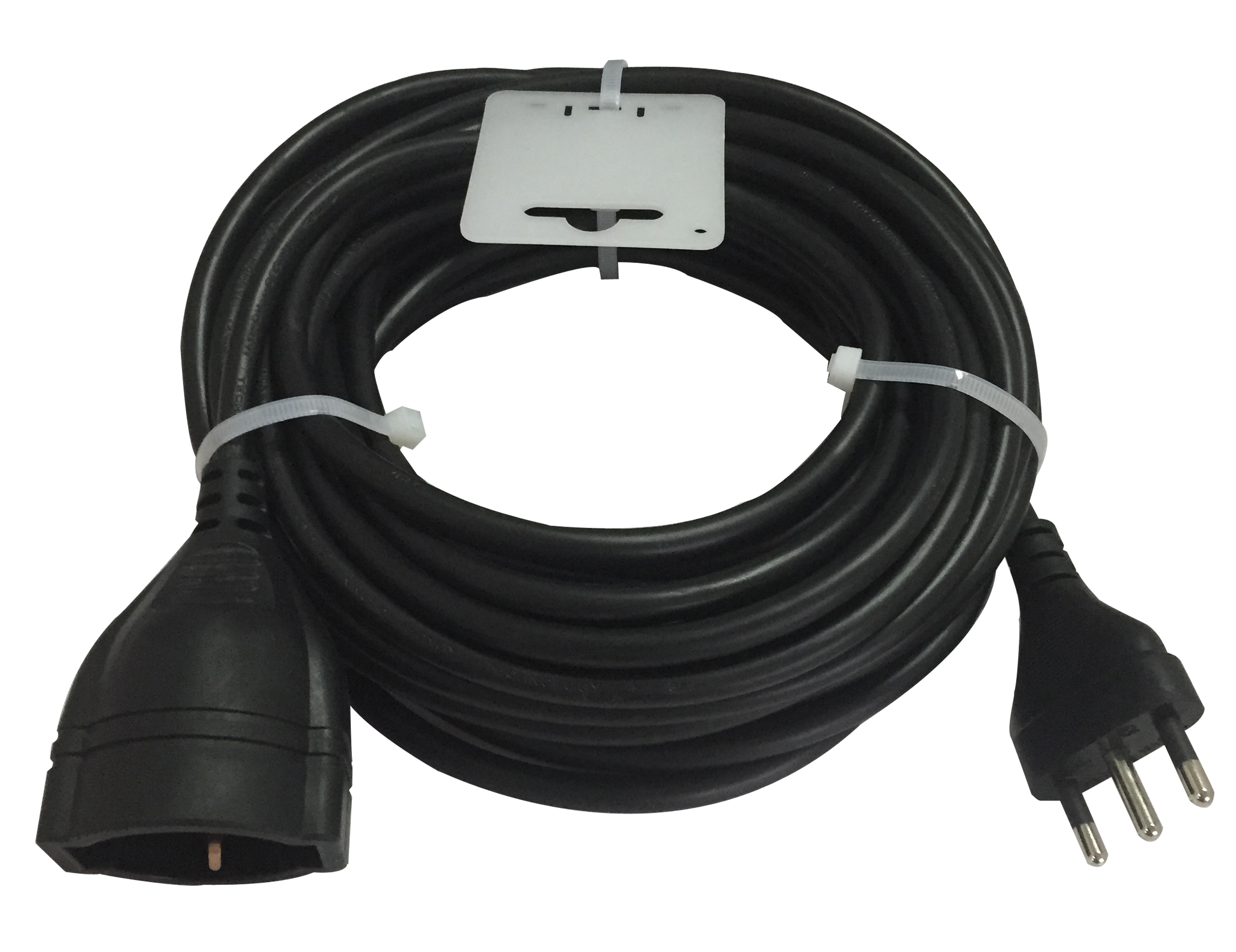 Prolunga elettrica LEXMAN 10m nero H05VV-F, 3G1.5 mm² spina 2P+T 16A ...