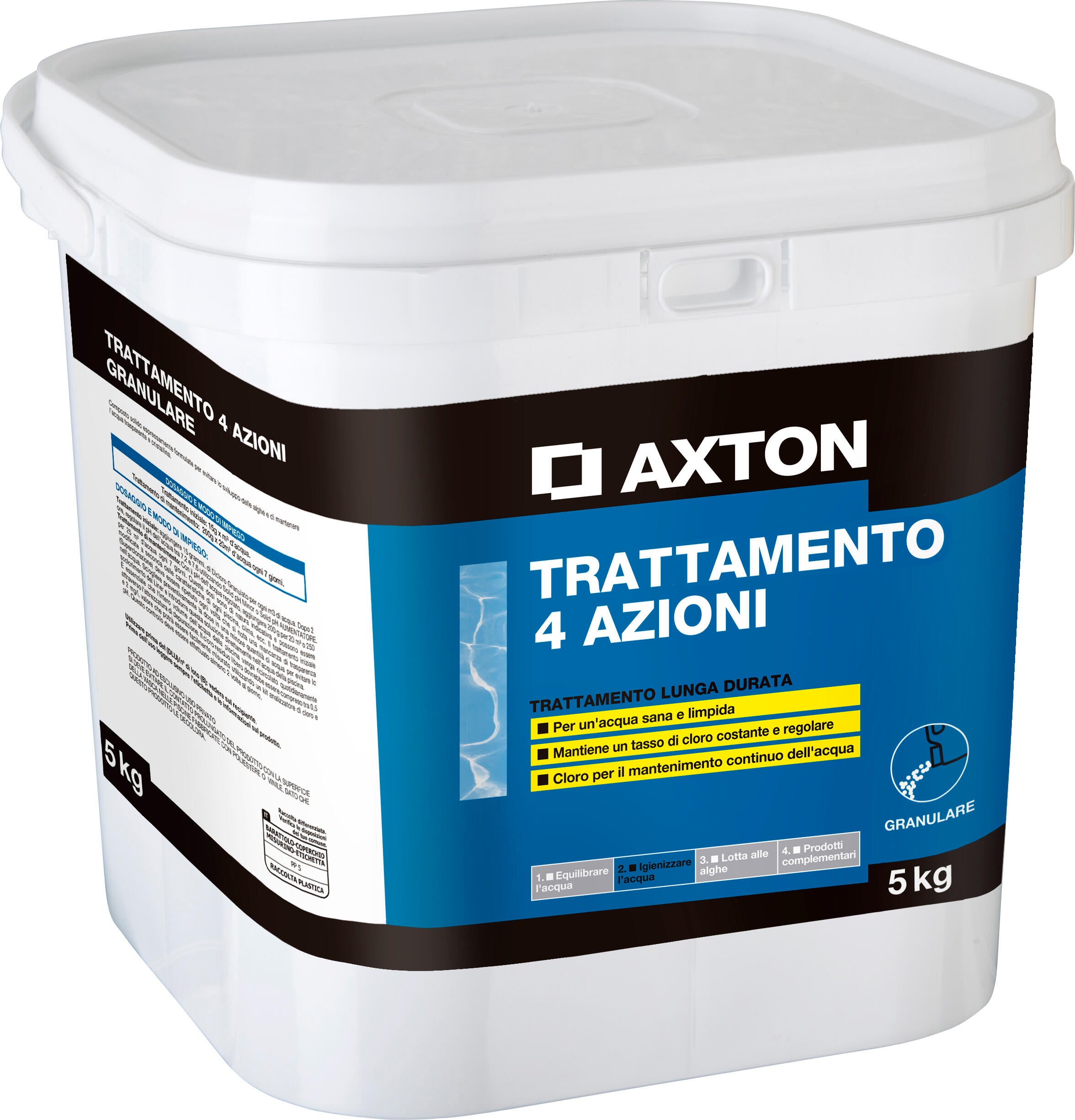 Flocculante granulato AXTON 4 Azioni 5 kg | Leroy Merlin