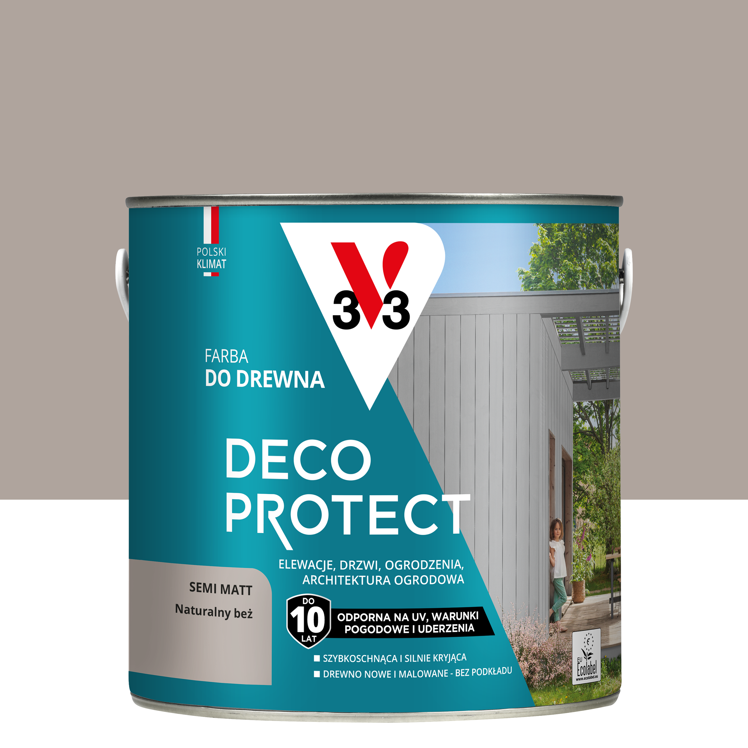 Farba do drewna Deco Protect Naturalny beż 2 l V33 - Leroy Merlin
