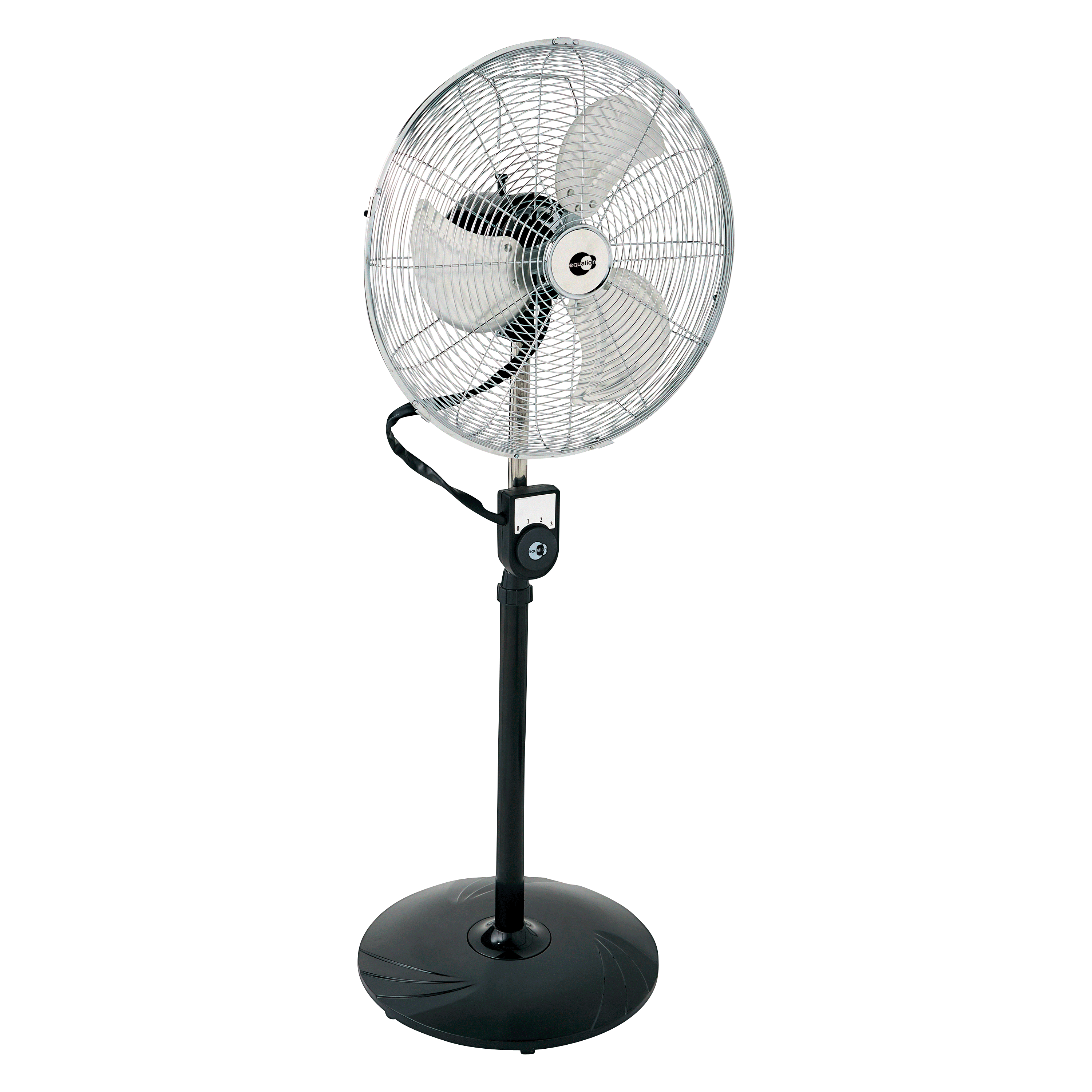 Ventilador 3 en 1 EQUATION Curl 45w aluminio/negro | Leroy Merlin