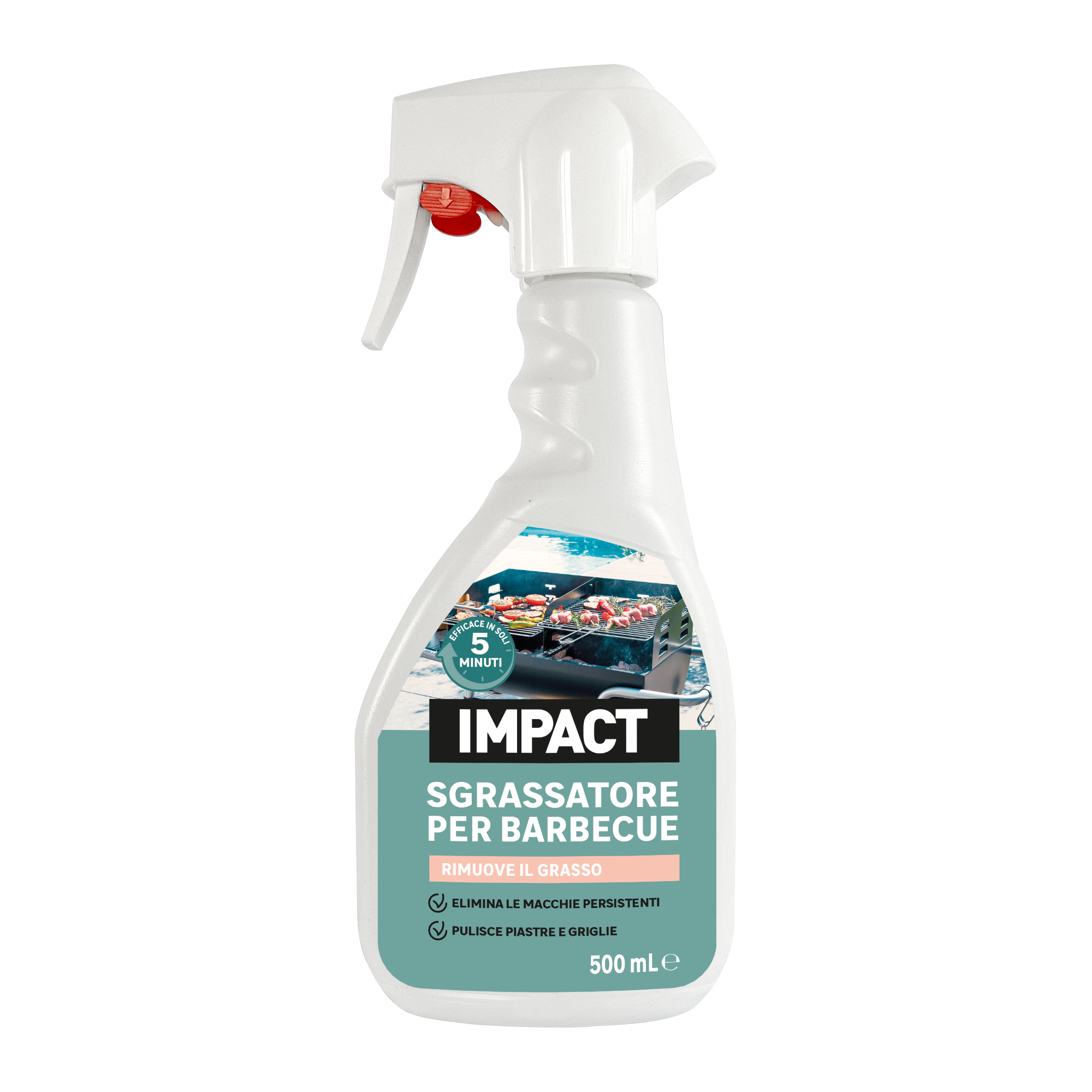 Detergente IMPACT sgrassatore barbecue spray 0.5 L | Leroy Merlin