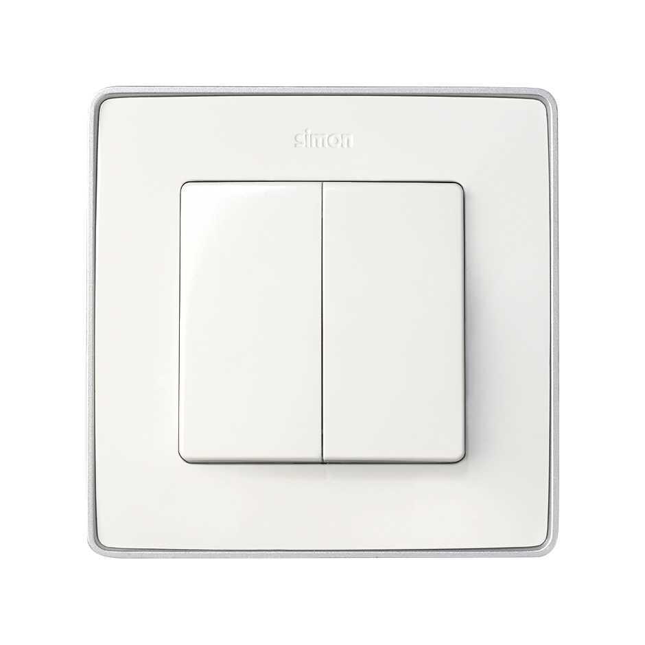 Interruptor doble SIMON 75-82 | Leroy Merlin