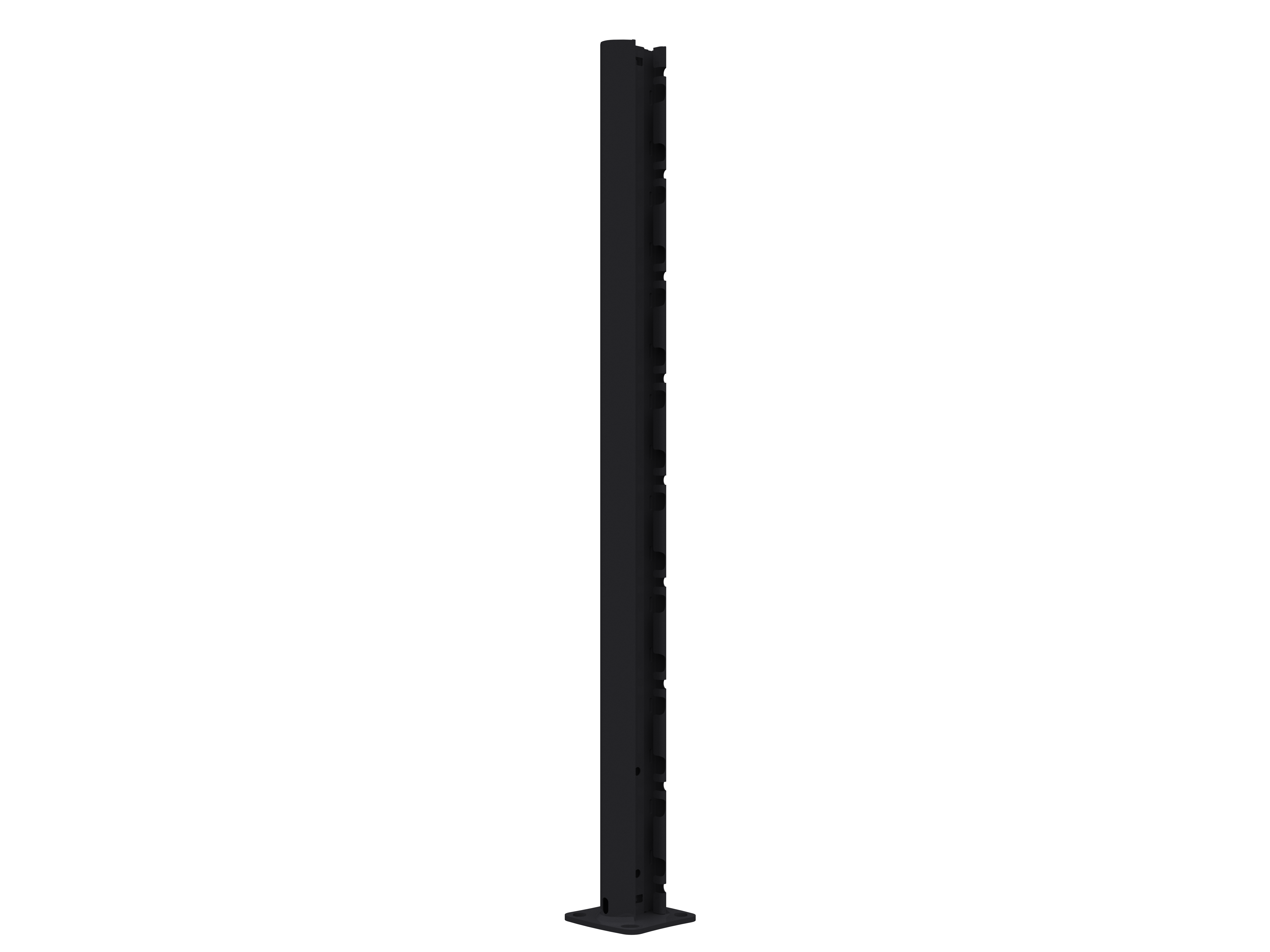 Poteau sur platine NATERIAL noir, H.85 x P.6.9 cm | Leroy Merlin