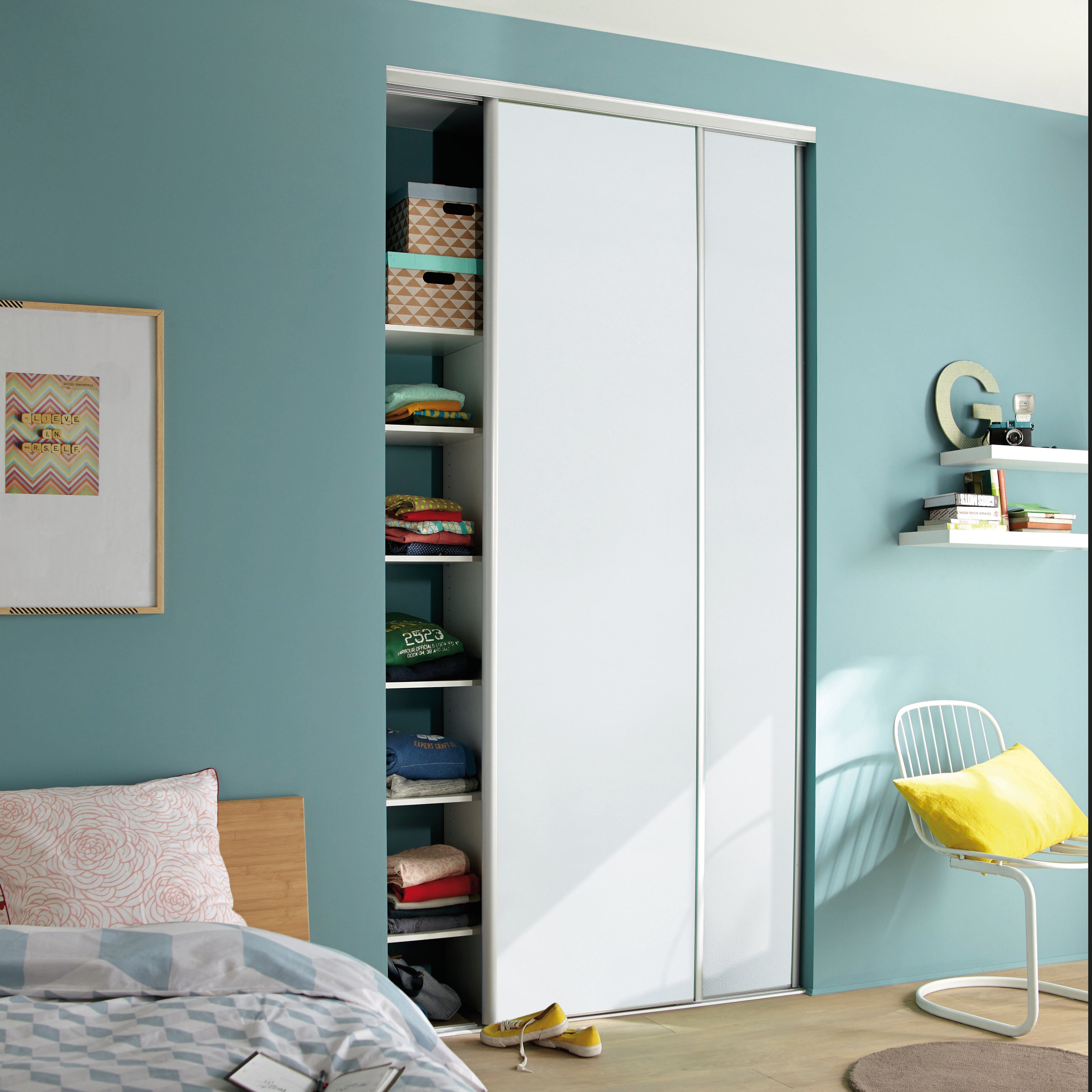 Ante scorrevoli Philadelphia 2 ante bianco L 120 x H 270 cm | Leroy Merlin