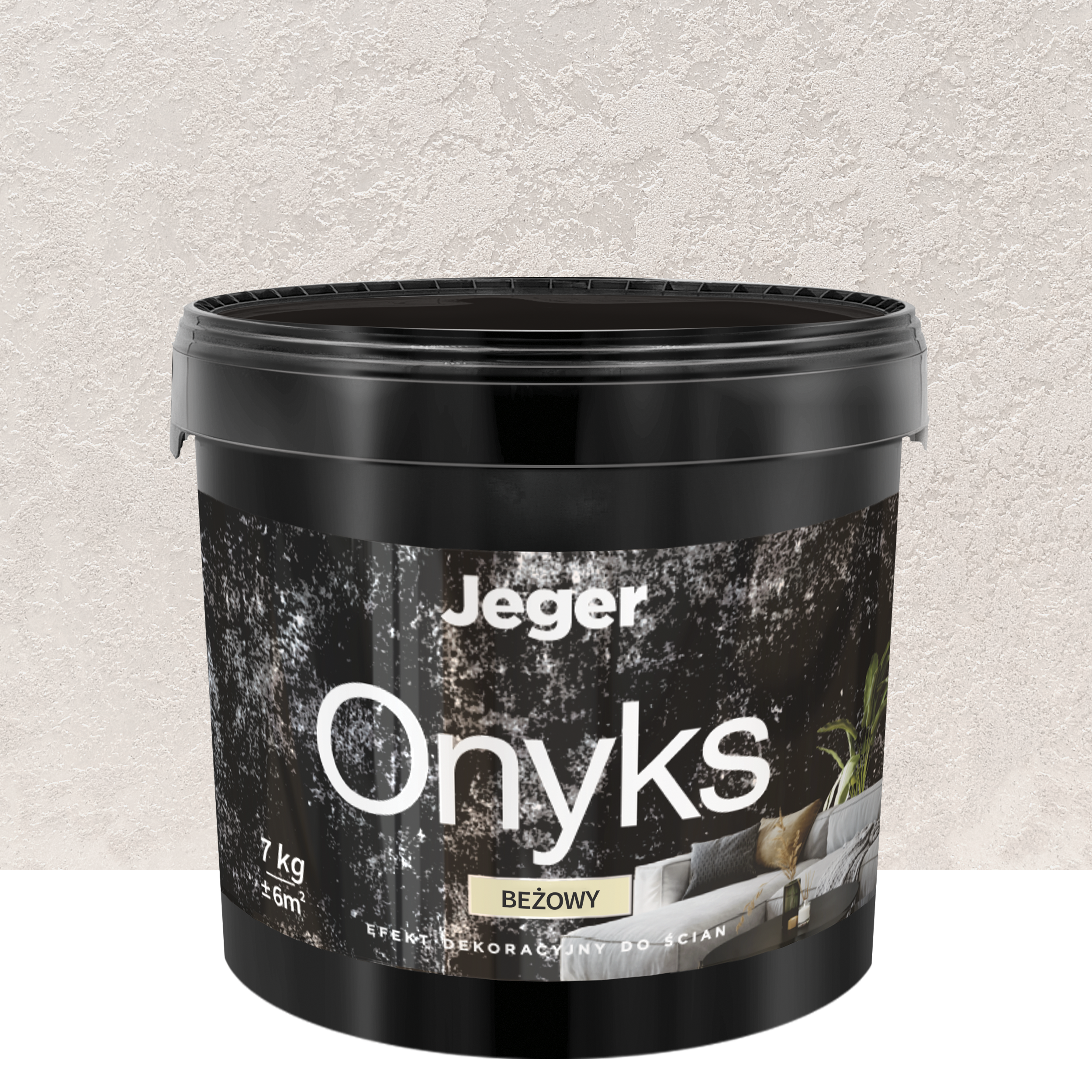 Efekt dekoracyjny Onyks beżowy 7 kg Jeger - Leroy Merlin
