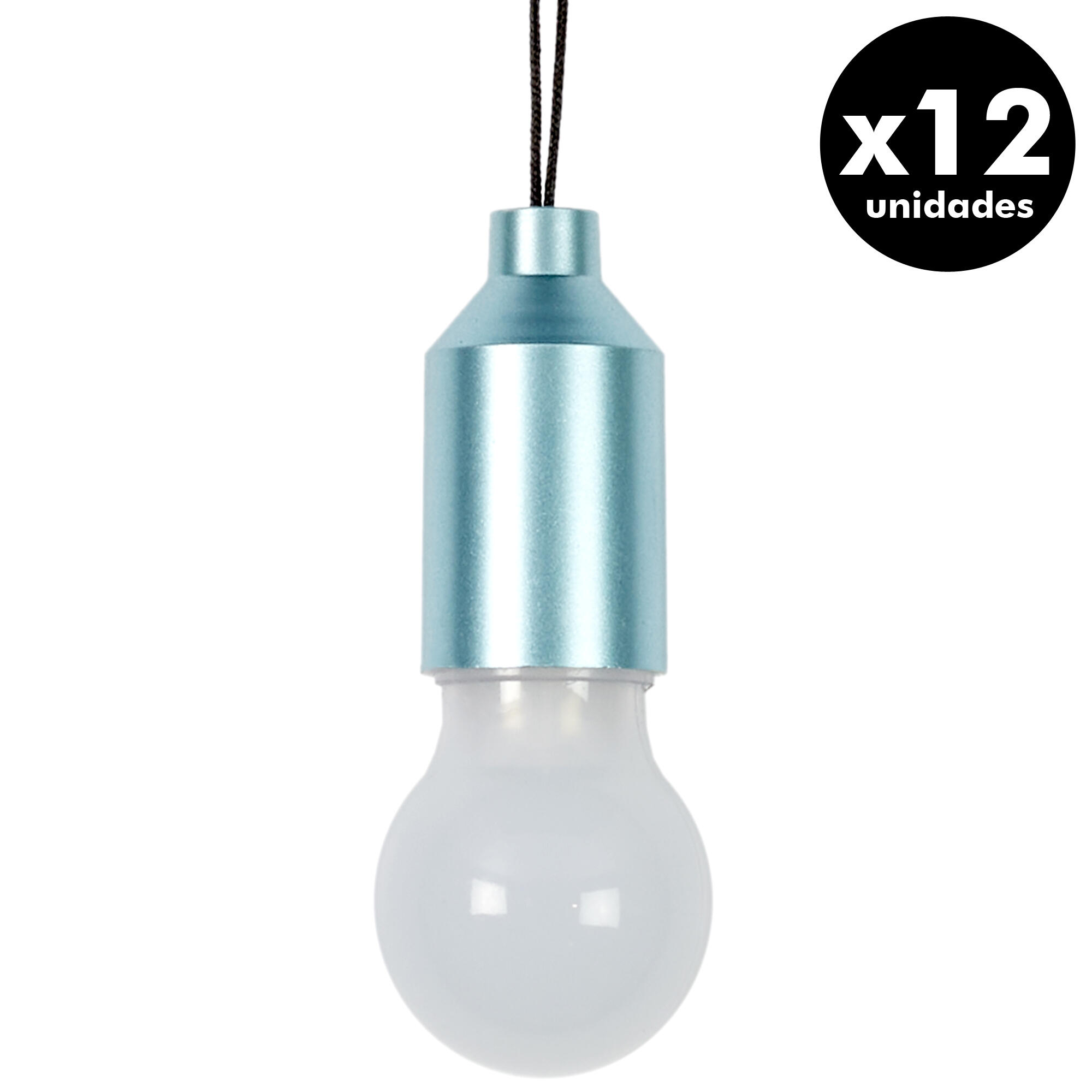 Pack de 12 mini lámparas LED 2X5.8 cm multicolor | Leroy Merlin