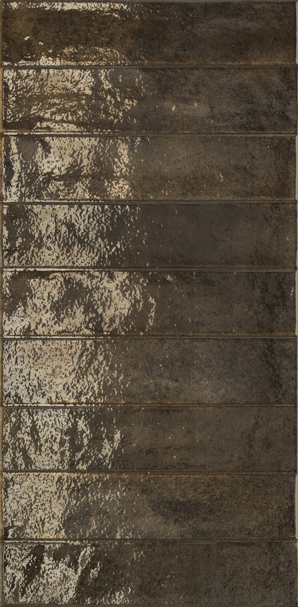 Azulejo piscina porcelánico Kech efecto zellige black 30x60 cm | Leroy Merlin