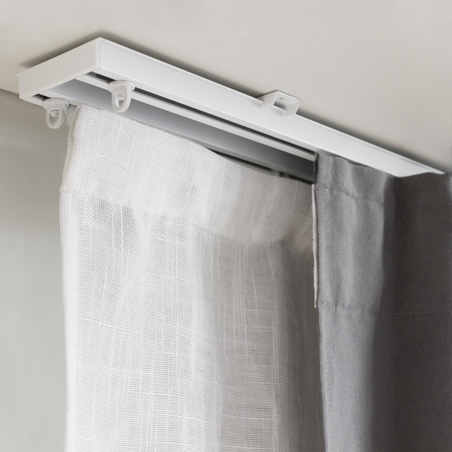 Rail pour rideau double au meilleur prix | Leroy Merlin