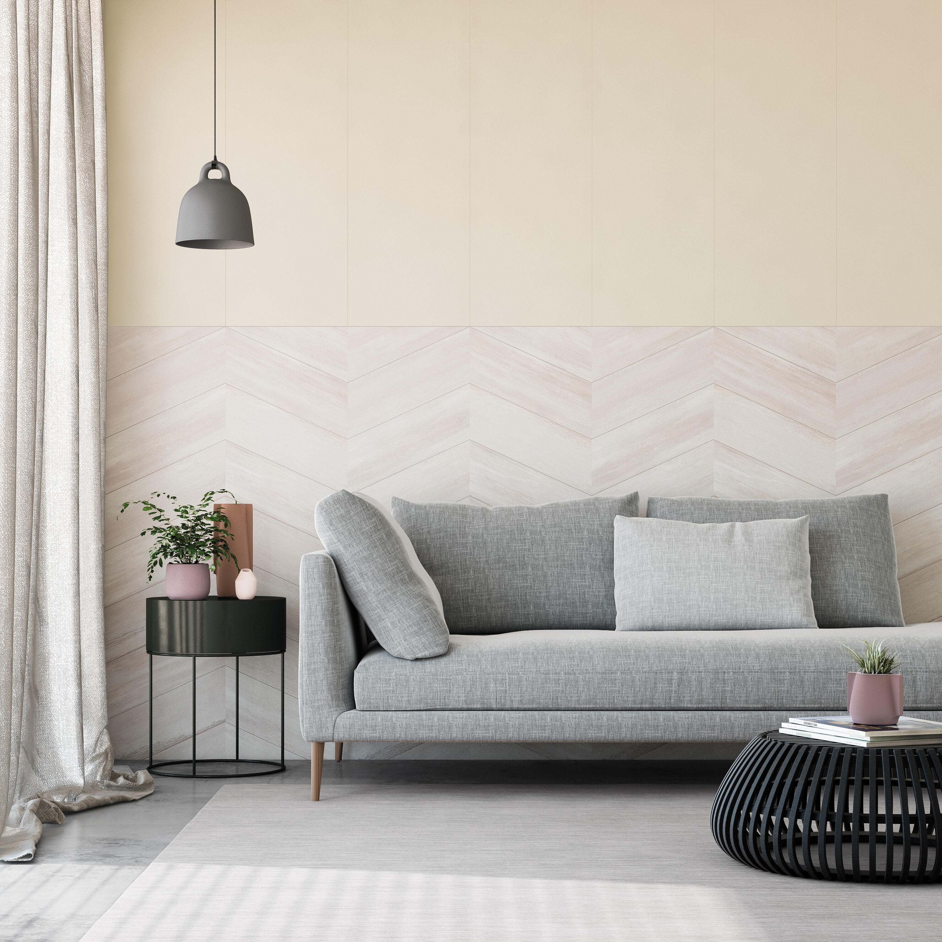 Lambris PVC beige lisse ARTENS L.260 x l.37,5 cm x Ep.8 mm | Leroy Merlin