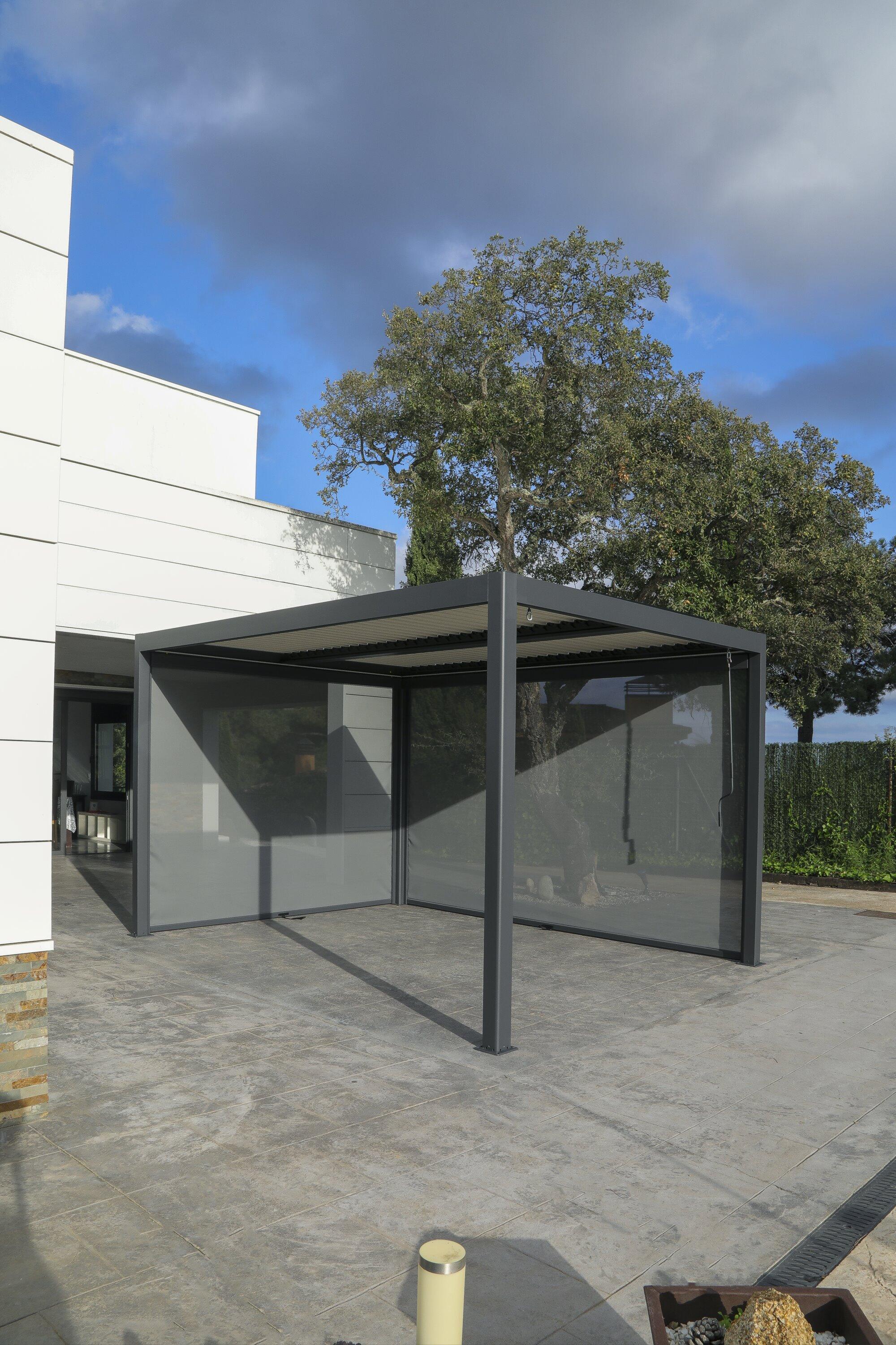 LDD STORE MANUEL PERGOLA FUSAIN GRIS 4M | Leroy Merlin