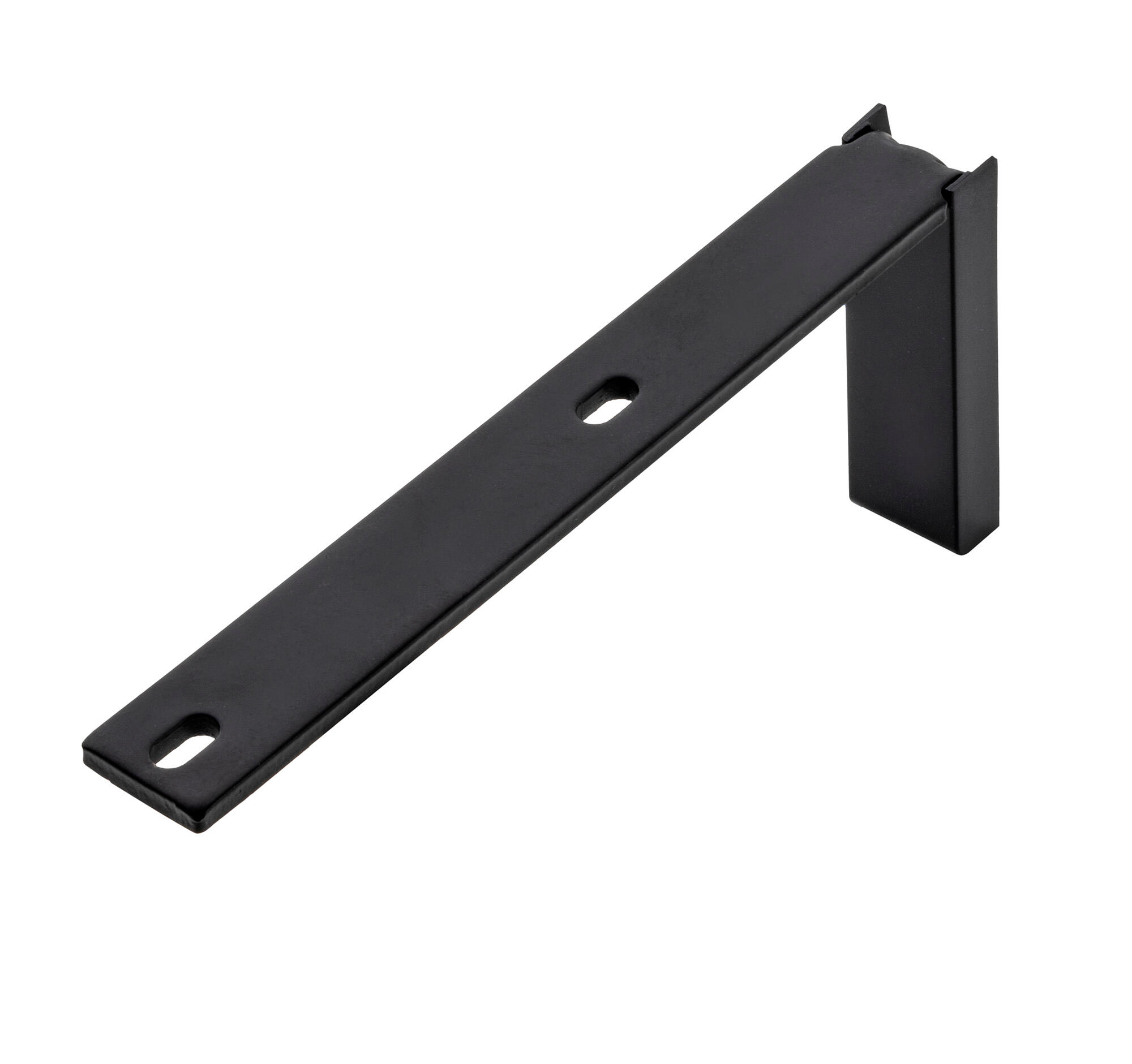 Soporte pared embellecedor 16cm negro | Leroy Merlin