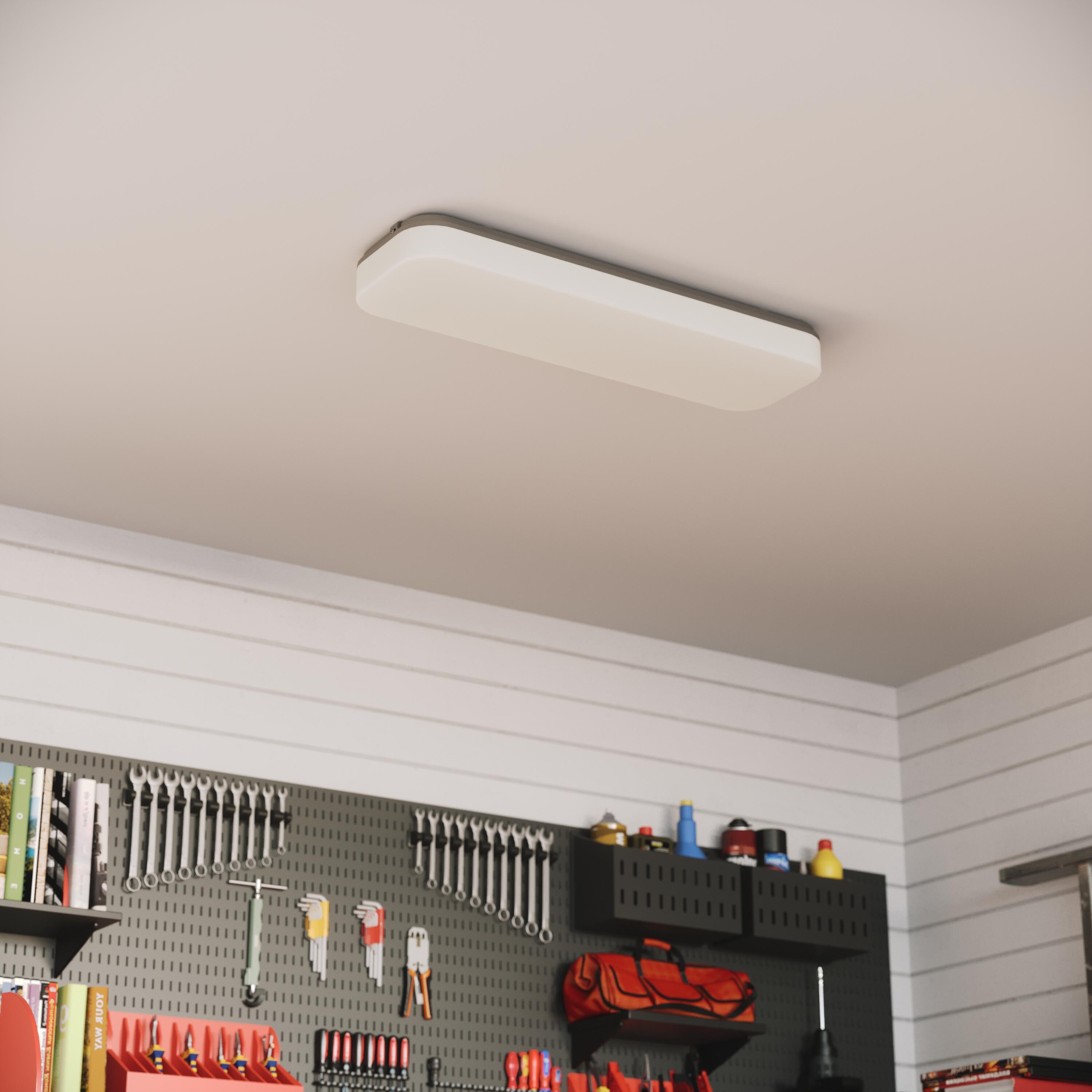 Panel Sapri Inspire cuadrado 3100 lm blanco IP44 blanco neutro | Leroy ...