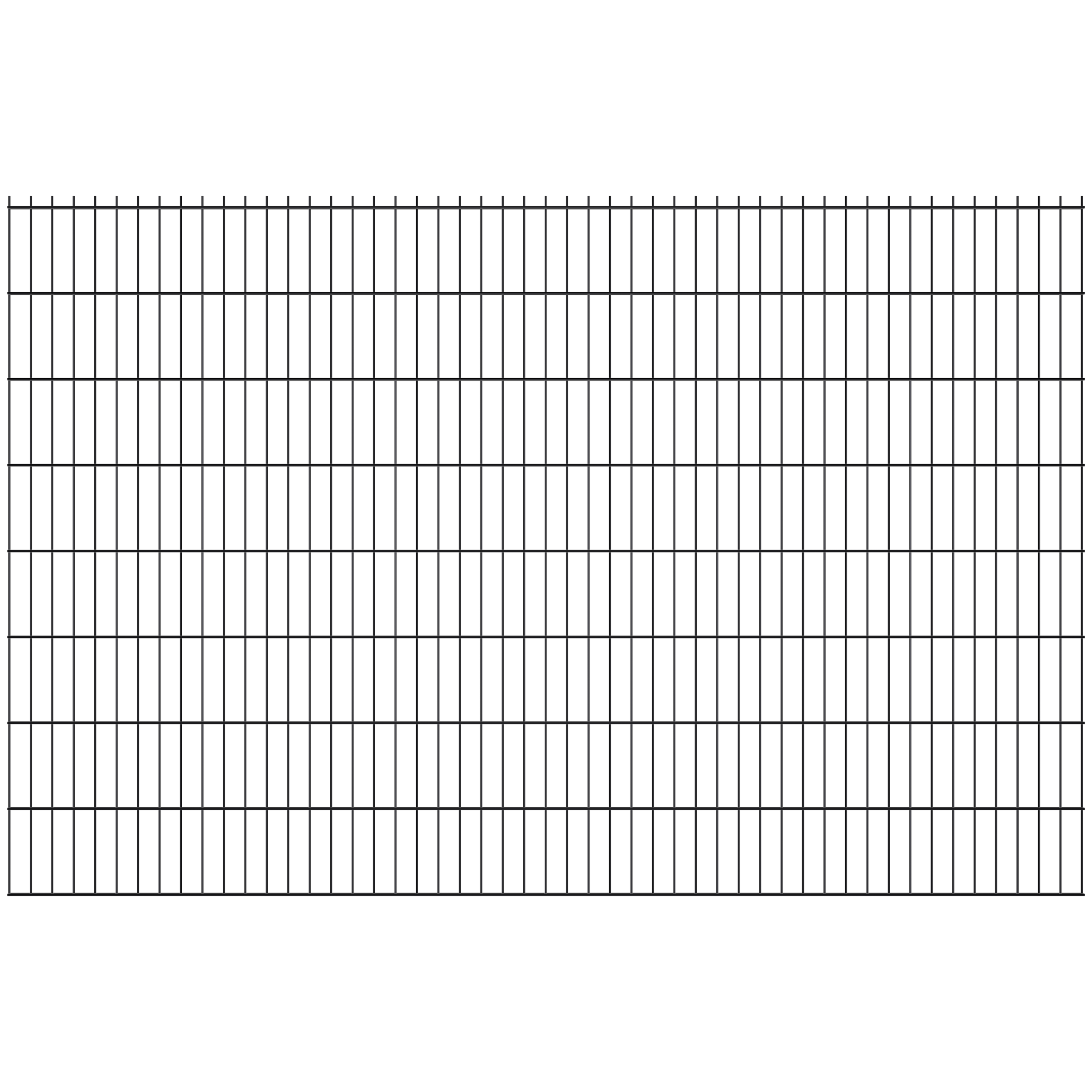Panel ogrodzeniowy 2D PPW 163 x 250 cm czarny Jarmex - Leroy Merlin