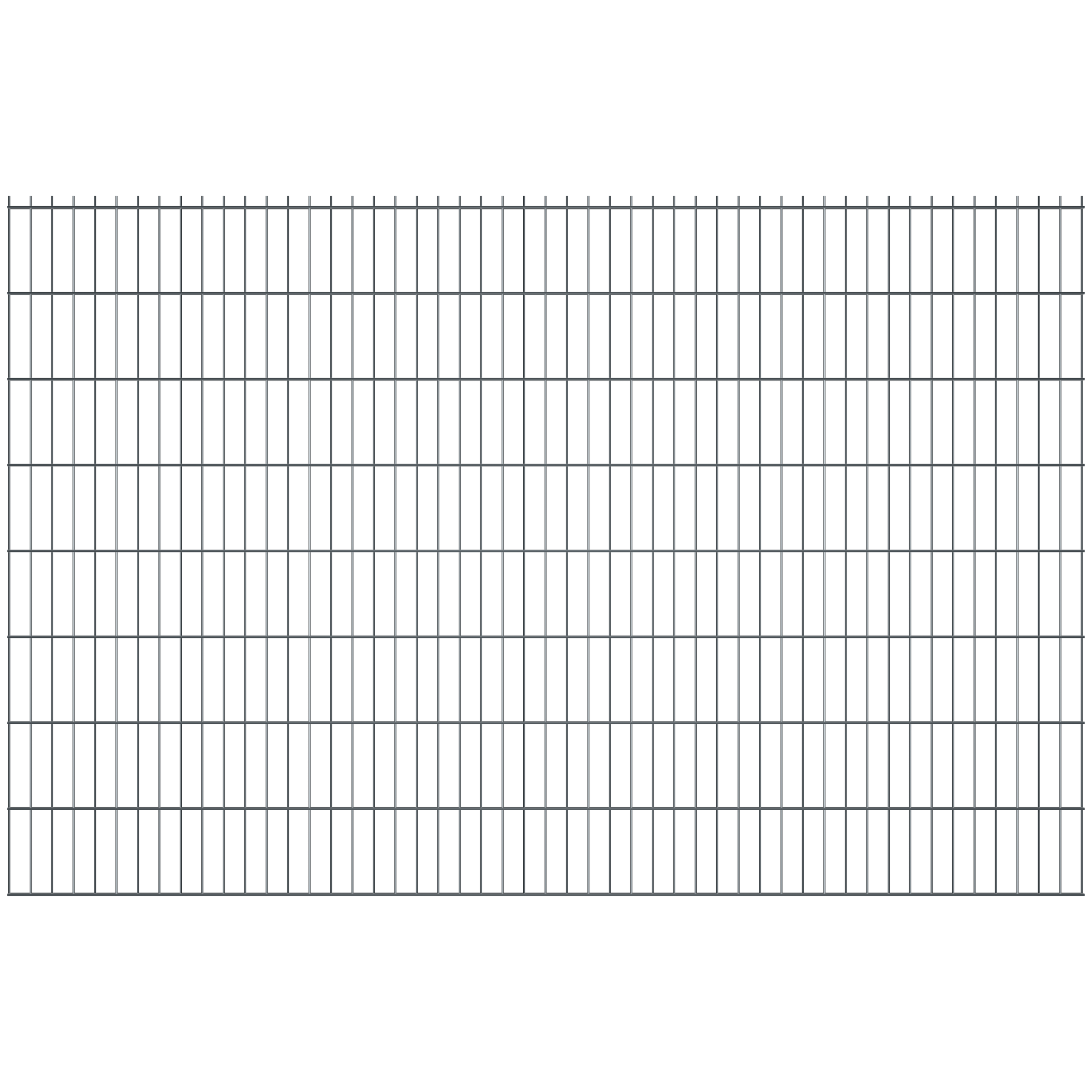 Panel ogrodzeniowy 2D PPW 163 x 250 cm antracytowy Jarmex - Leroy Merlin