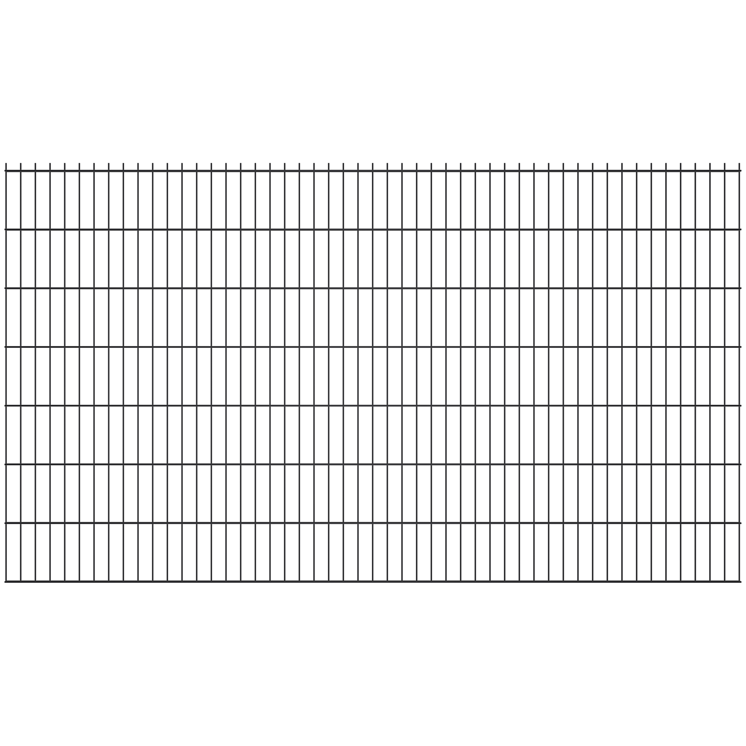 Panel ogrodzeniowy 2D PPW 143 x 250 cm czarny Jarmex - Leroy Merlin