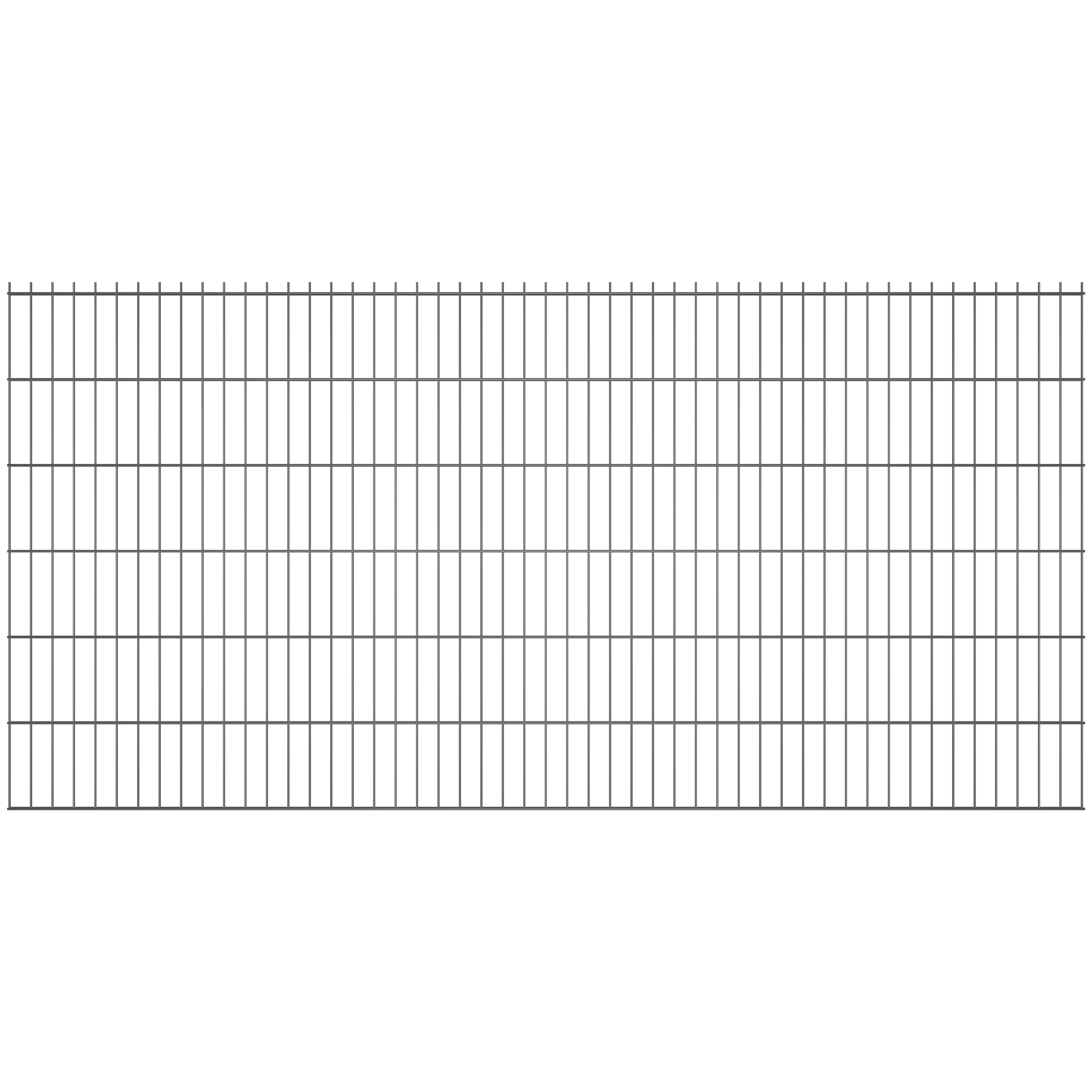 Panel ogrodzeniowy 2D PPW 123 x 250 cm antracytowy Jarmex - Leroy Merlin