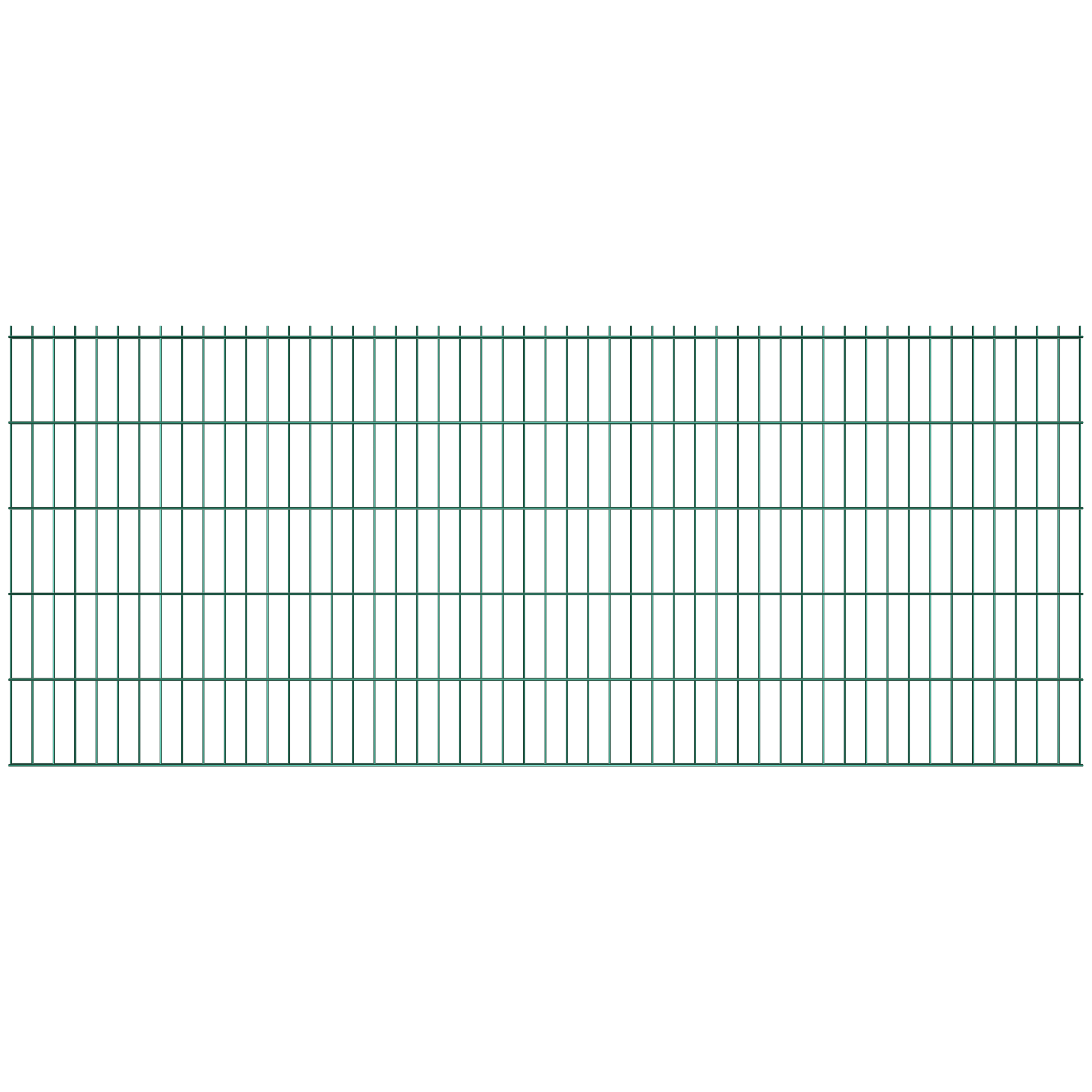 Panel ogrodzeniowy 2D PPW 103 x 250 cm zielony Jarmex - Leroy Merlin