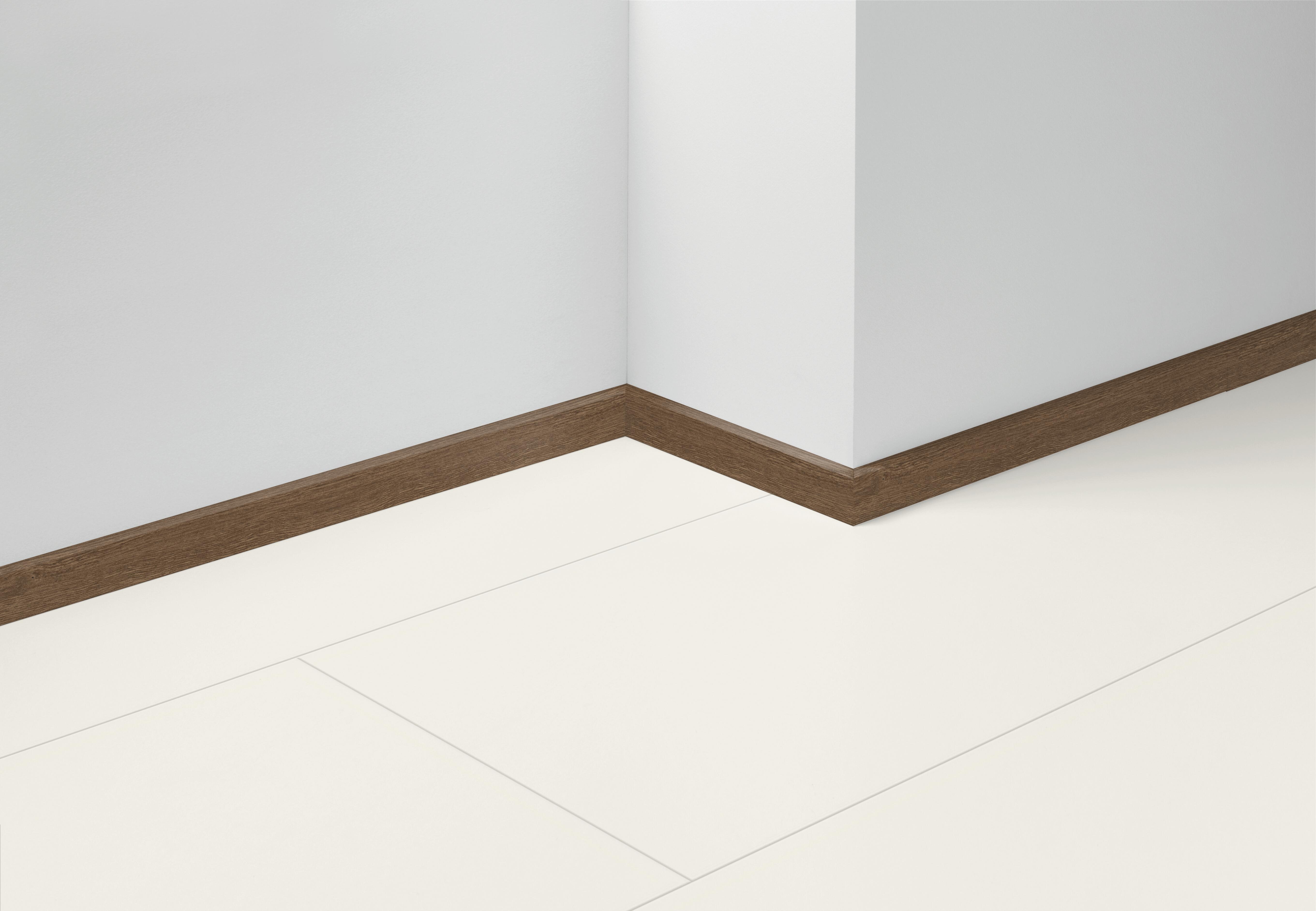 Rodapié Sl 3 de mdf de 220x4cm roble D093 | Leroy Merlin