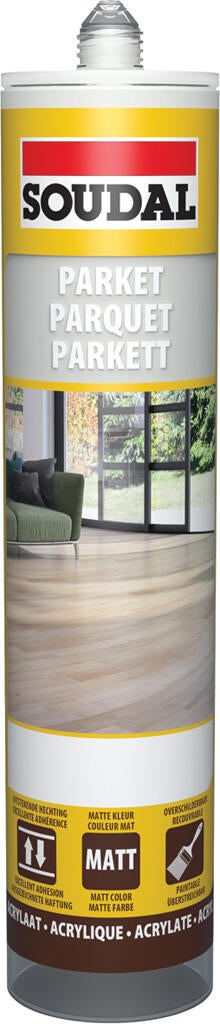 SELANTE ACRÍLICO PARA MADEIRA SOUDAL 300ML CINZA CLARO | Obramat