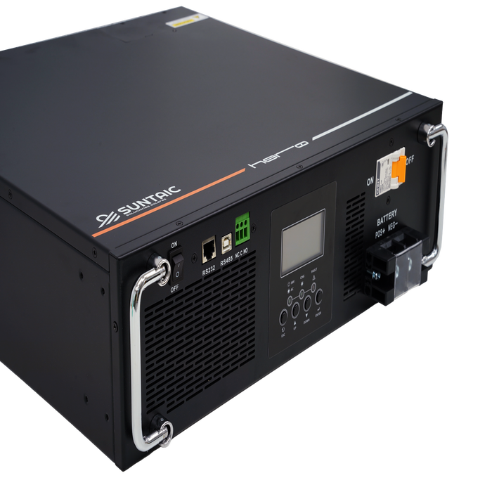 Kit Solar Aislada 5500W 20kWh/día con batería de litio en rack | Leroy Merlin