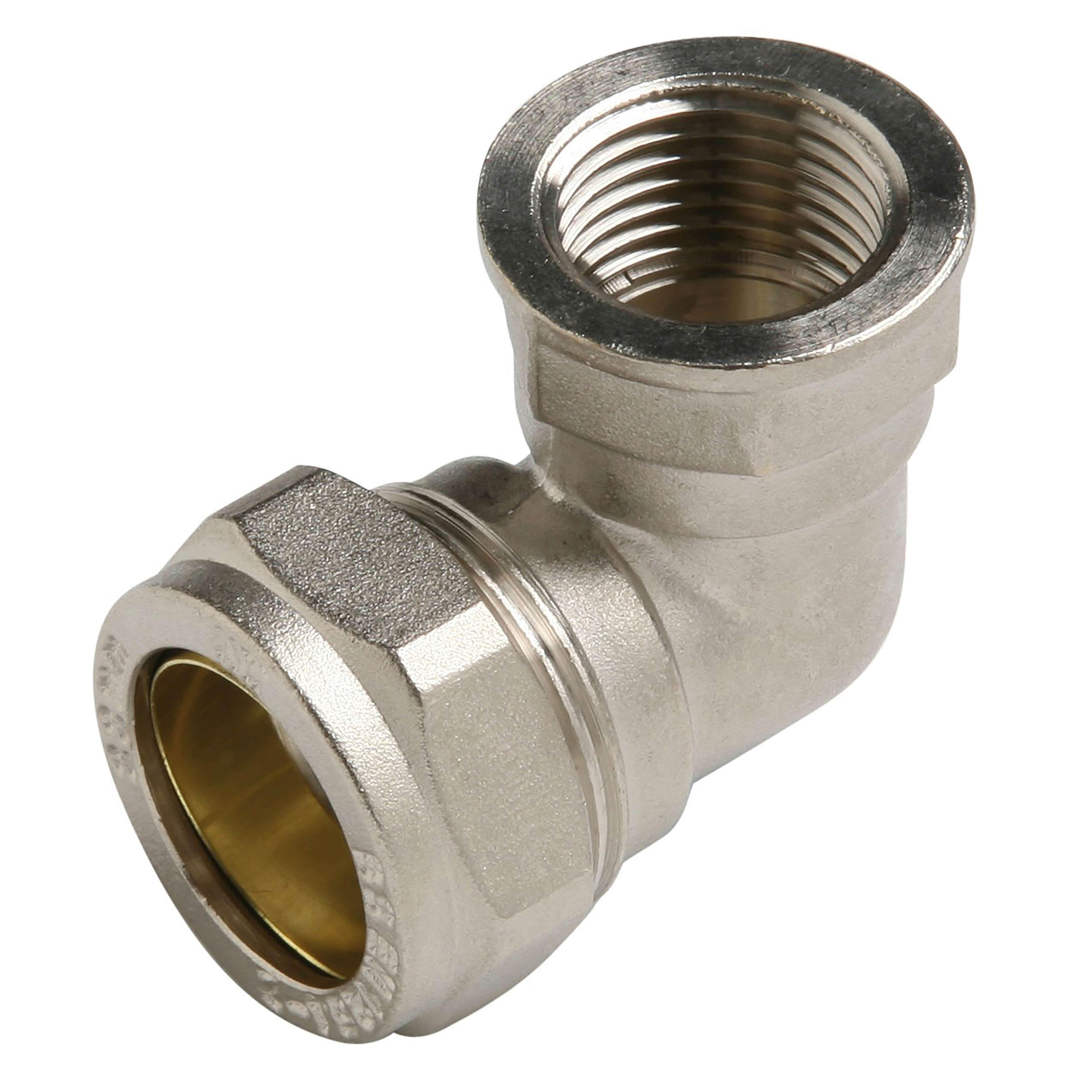 JOELHO BICONE INOX 304 18mmx1/2" F | Obramat