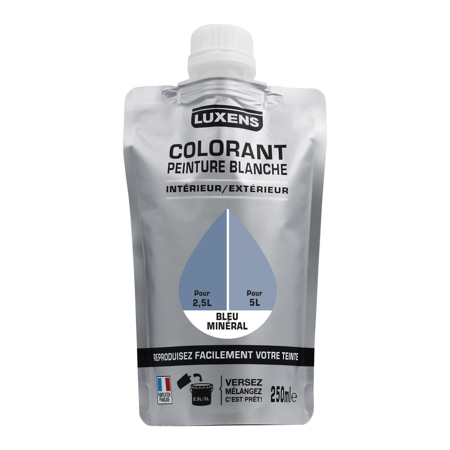 Colorant Luxens LUXENS 250ml bleu minéral | Leroy Merlin