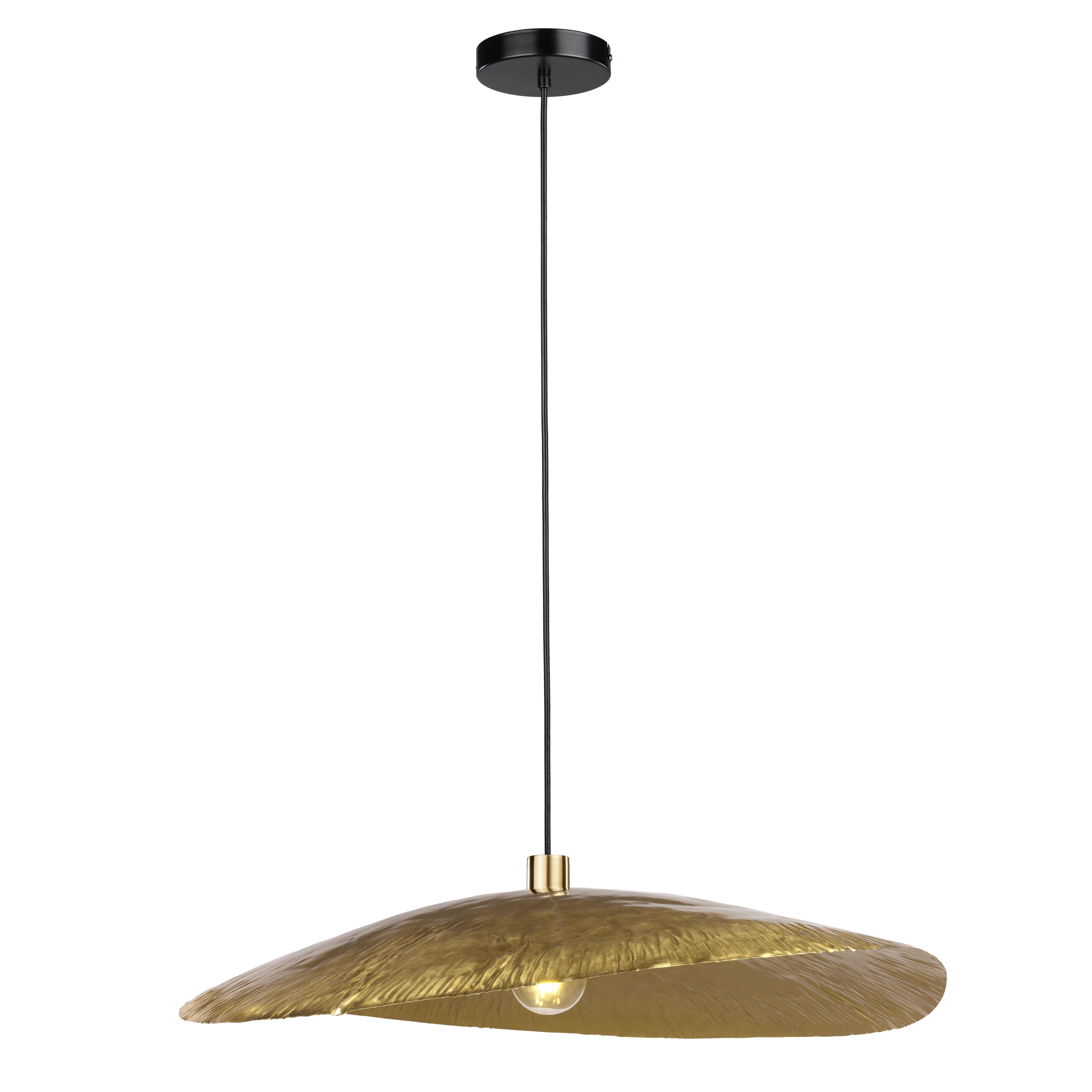 Suspension Dolgran laiton, or, Diam.80 cm, E27 | Leroy Merlin