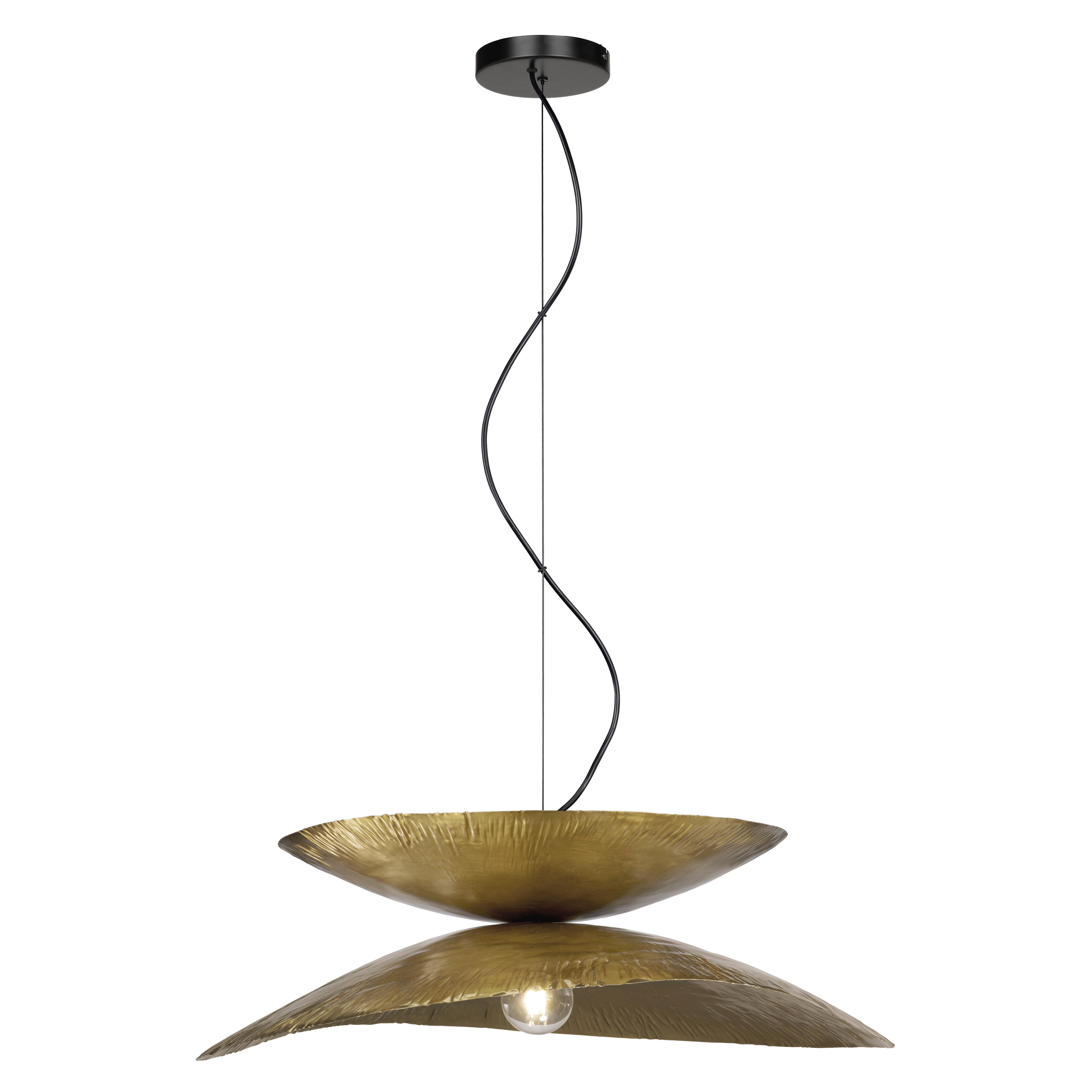 Suspension Dolgran laiton, or, Diam.80 cm, E27 | Leroy Merlin