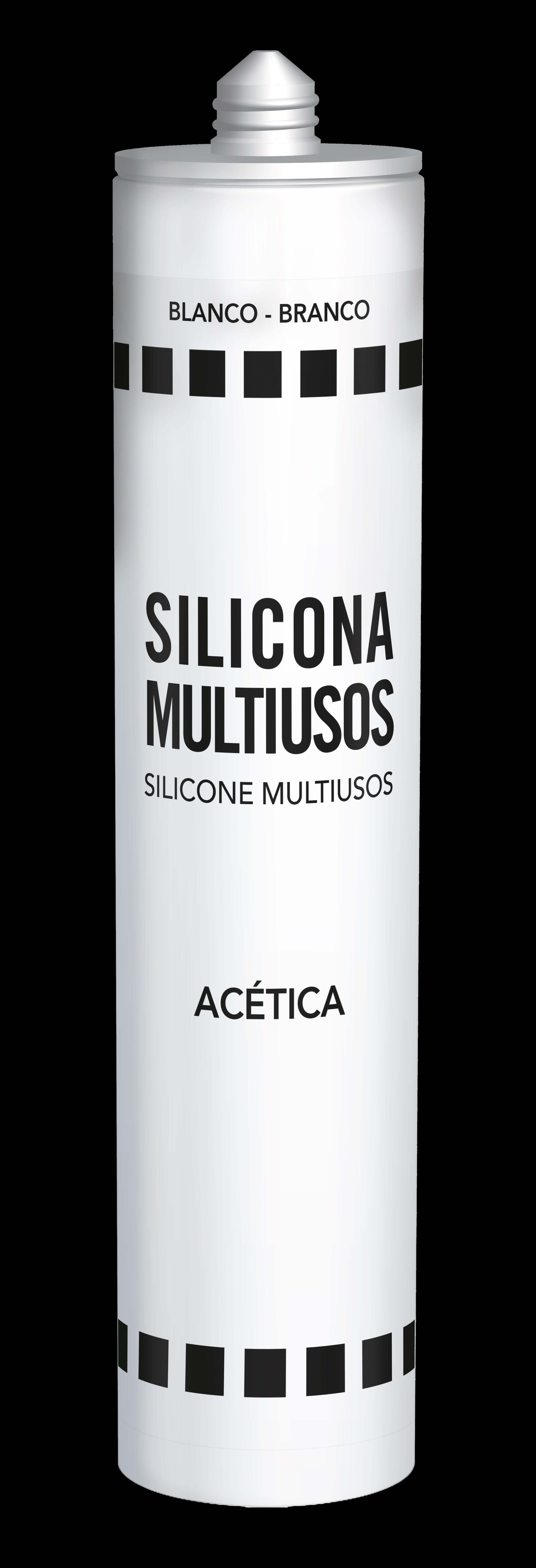 SILICONE ACÉTICO MULTIUSOS 280ML BRANCO | Obramat