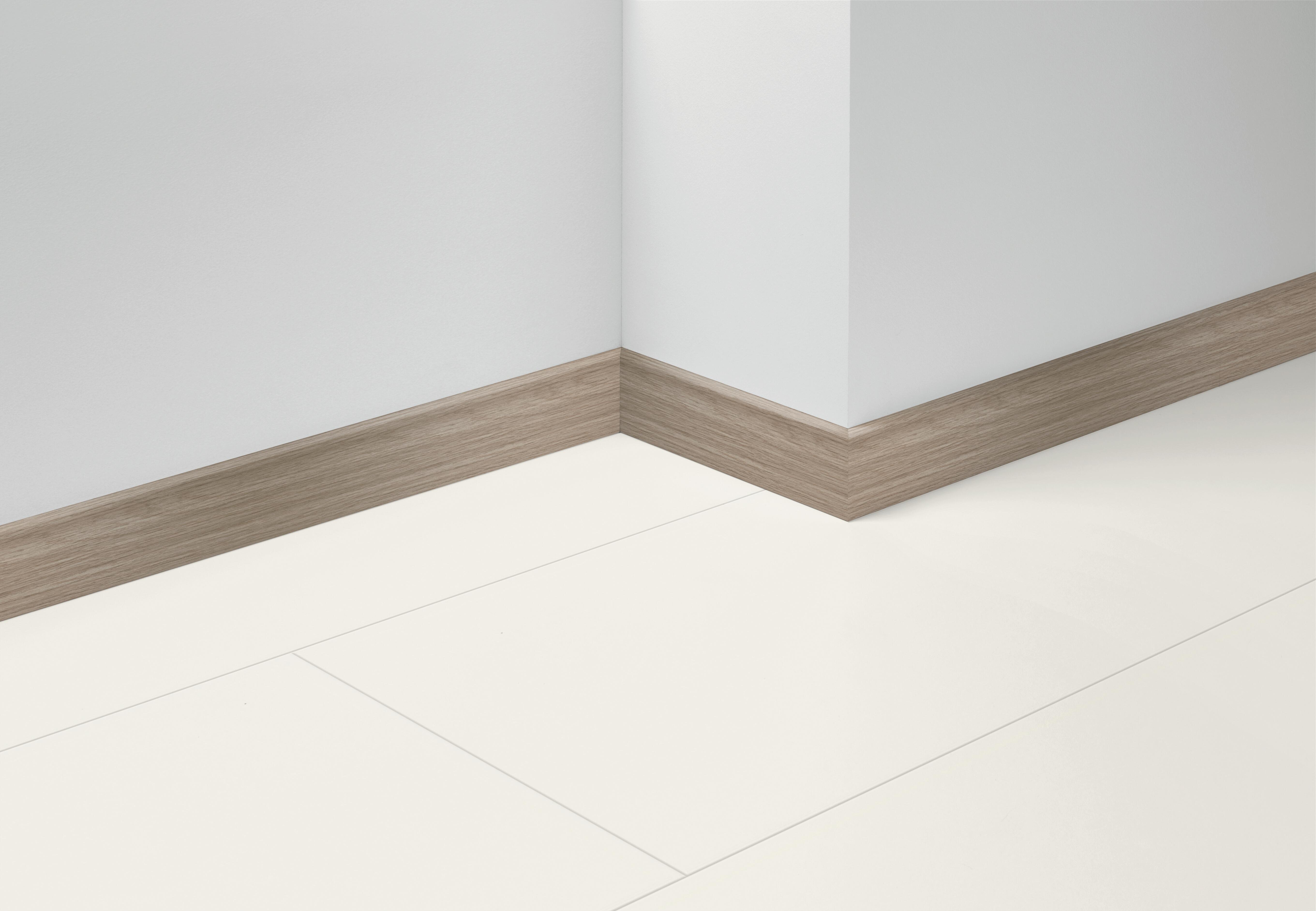 Rodapié Sl 18 de mdf de 220x7cm roble D039 | Leroy Merlin